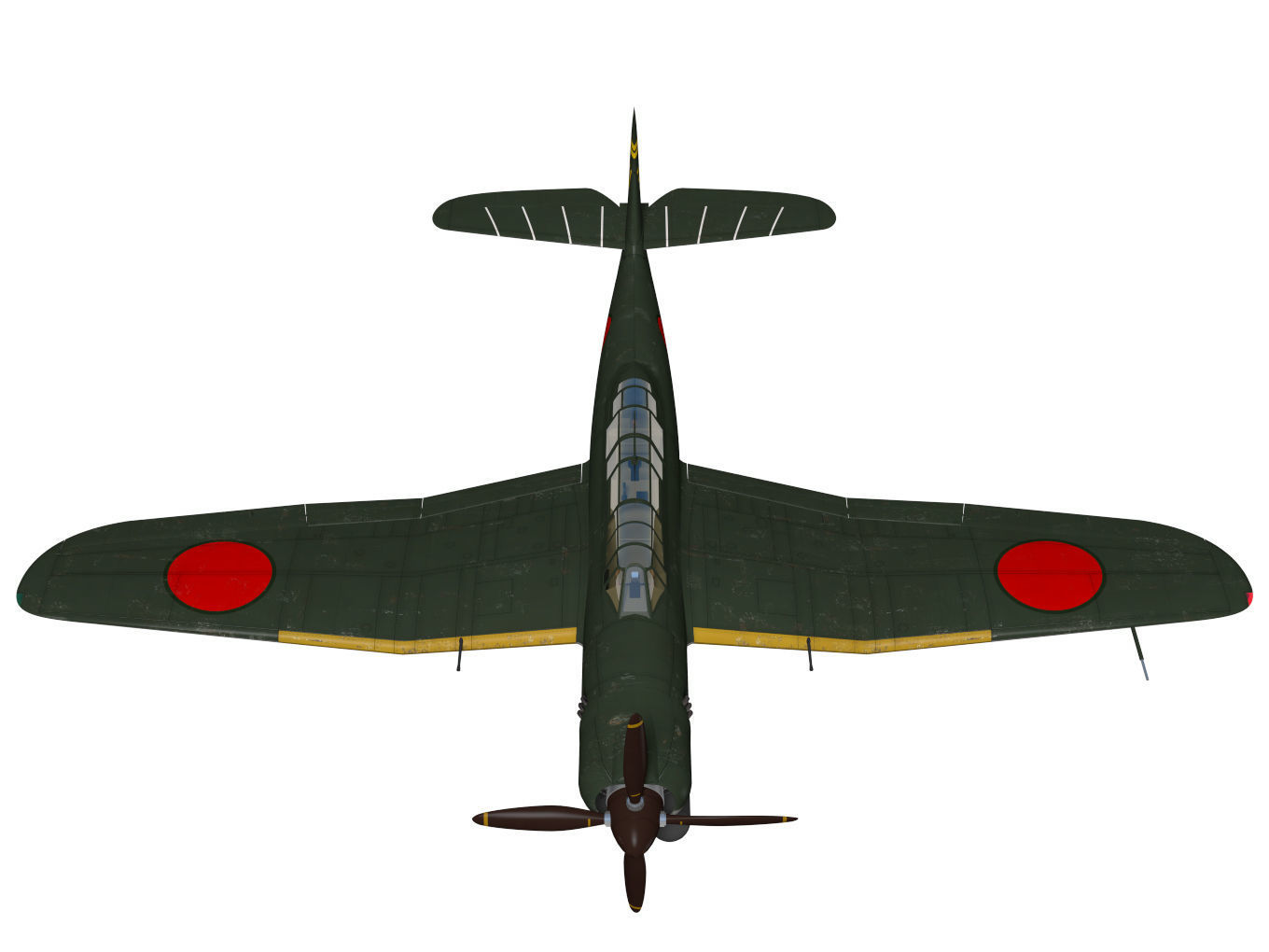 Aichi B7A Ryusei kai Grace 3D model | CGTrader