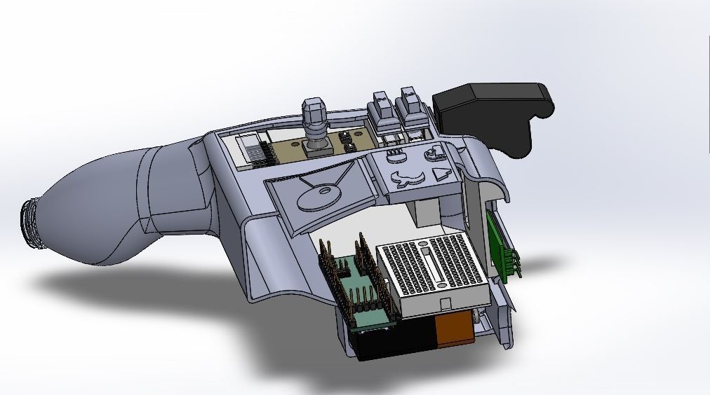 GAMEPAD 3D PRINT READY for ROV CONTROLLER made with solidworks 3D model ...