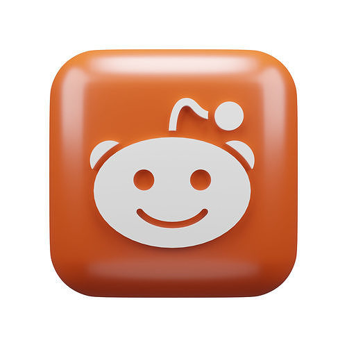 3D model Reddit Icon VR / AR / low-poly | CGTrader