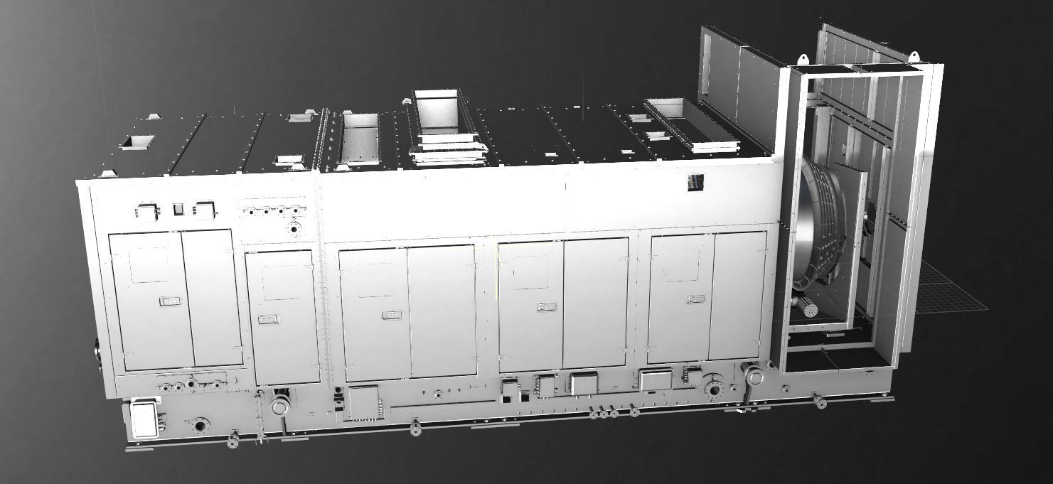 Gas turbine engine 3D model | CGTrader