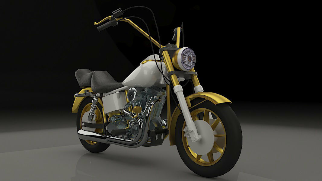 3D model Bullet Bike VR / AR / low-poly | CGTrader