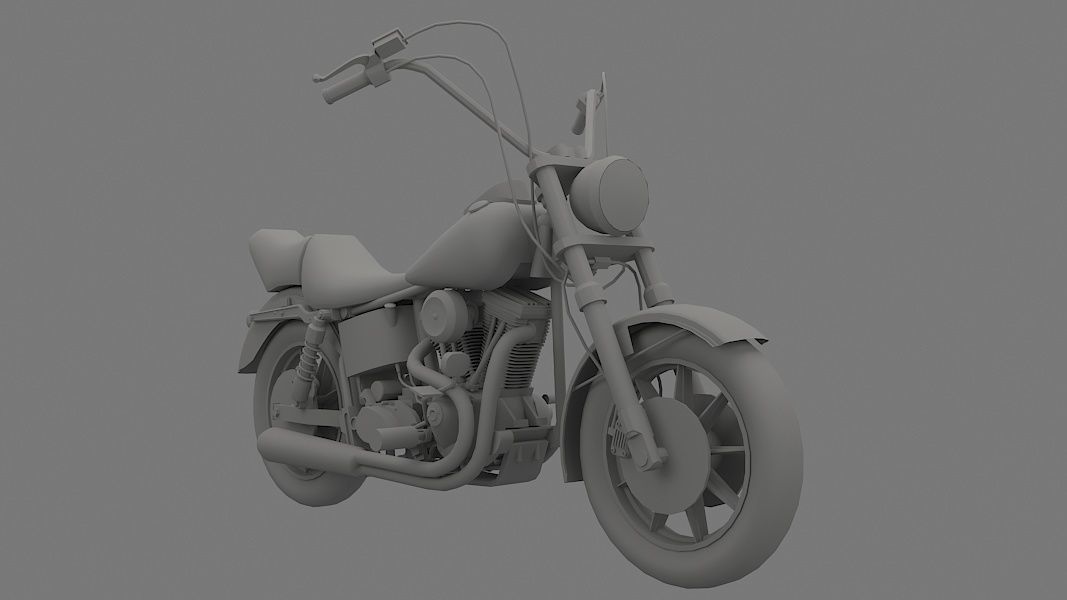 3D model Bullet Bike VR / AR / low-poly | CGTrader