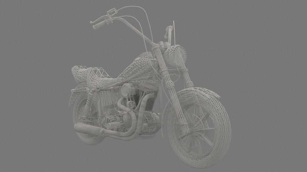 3D model Bullet Bike VR / AR / low-poly | CGTrader