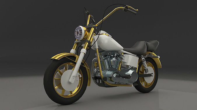 3D model Bullet Bike VR / AR / low-poly | CGTrader