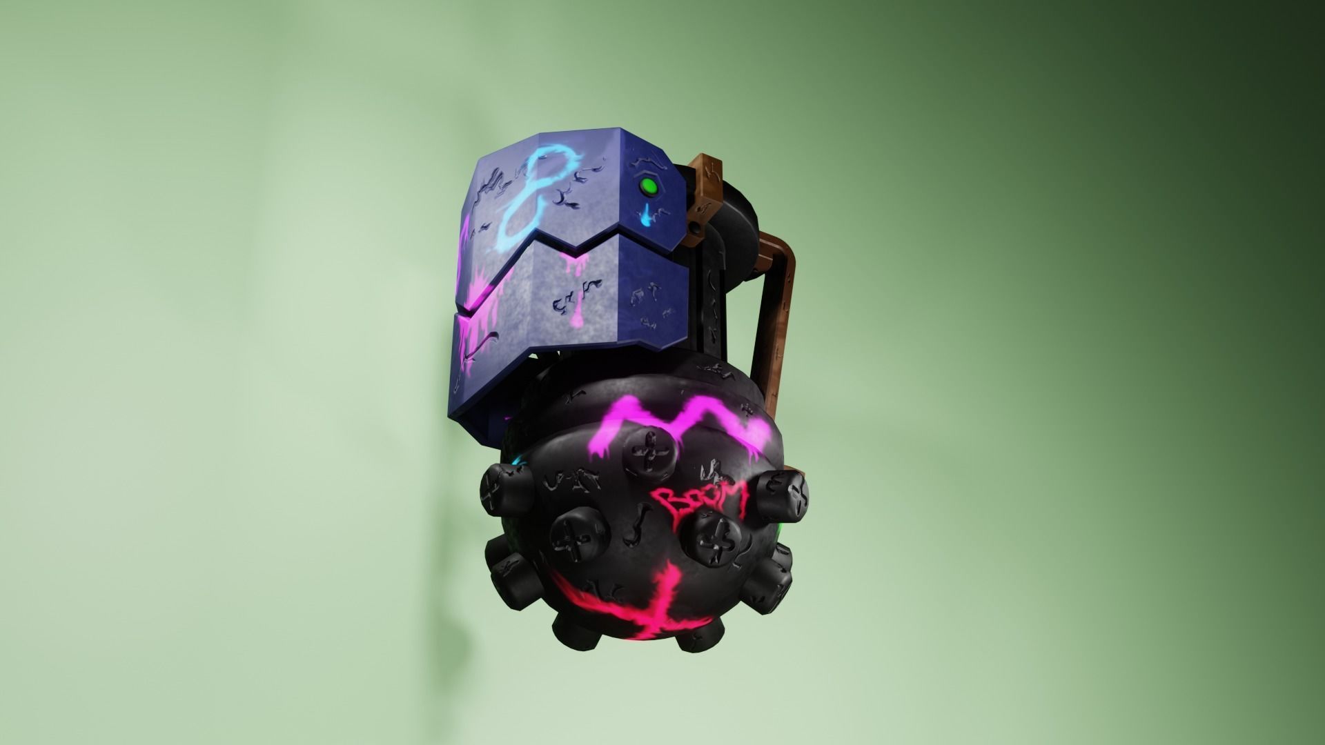 Grenade Jinx free VR / AR / low-poly 3D model | CGTrader