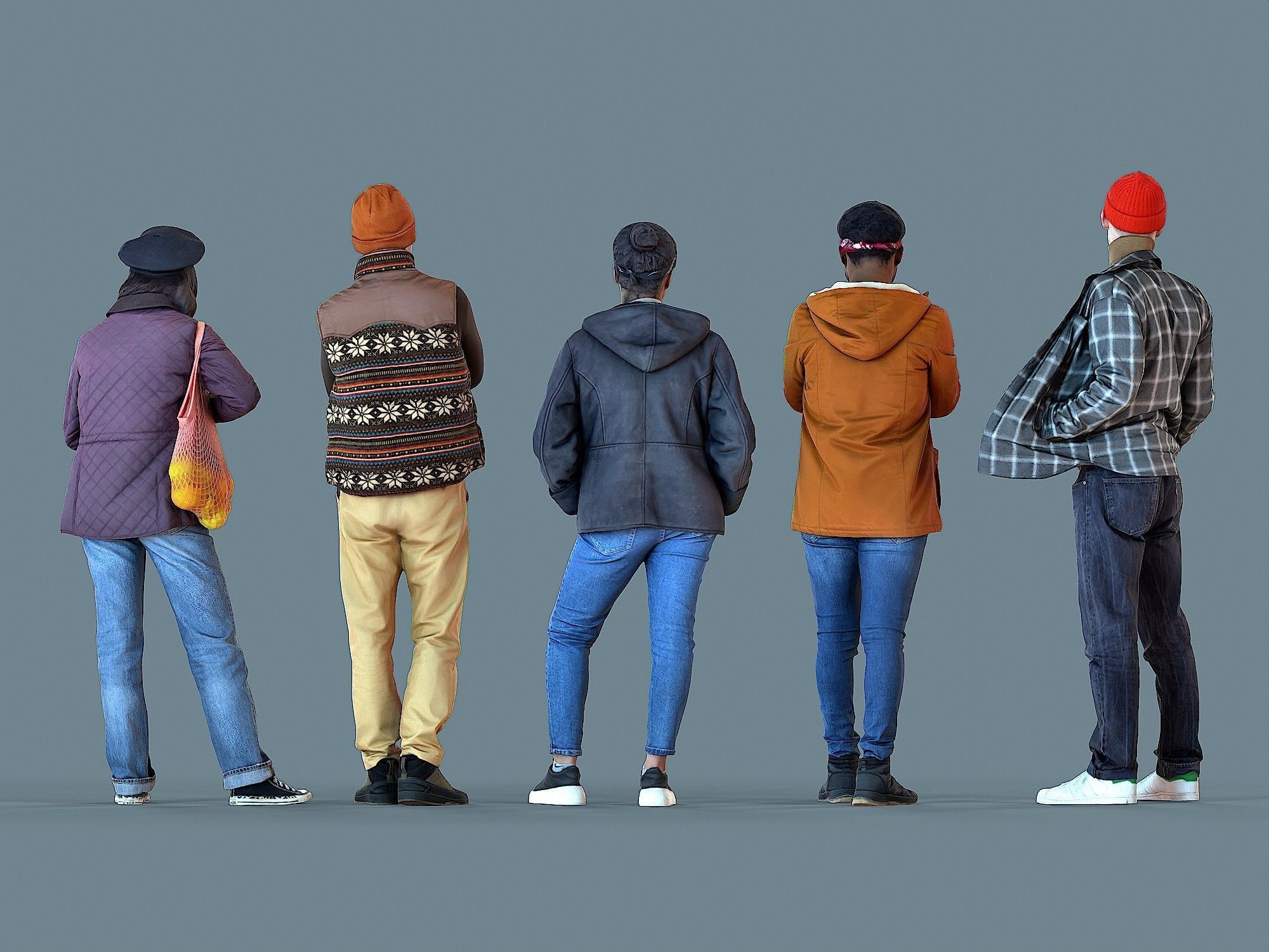 Photorealistic Characters Volume 01 3D Model Collection | CGTrader