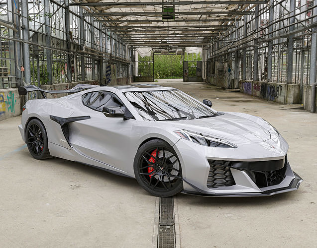 Chevrolet Corvette Z06 2023 3D model | CGTrader