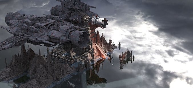 Sci Fi Civilization Return 3D model | CGTrader