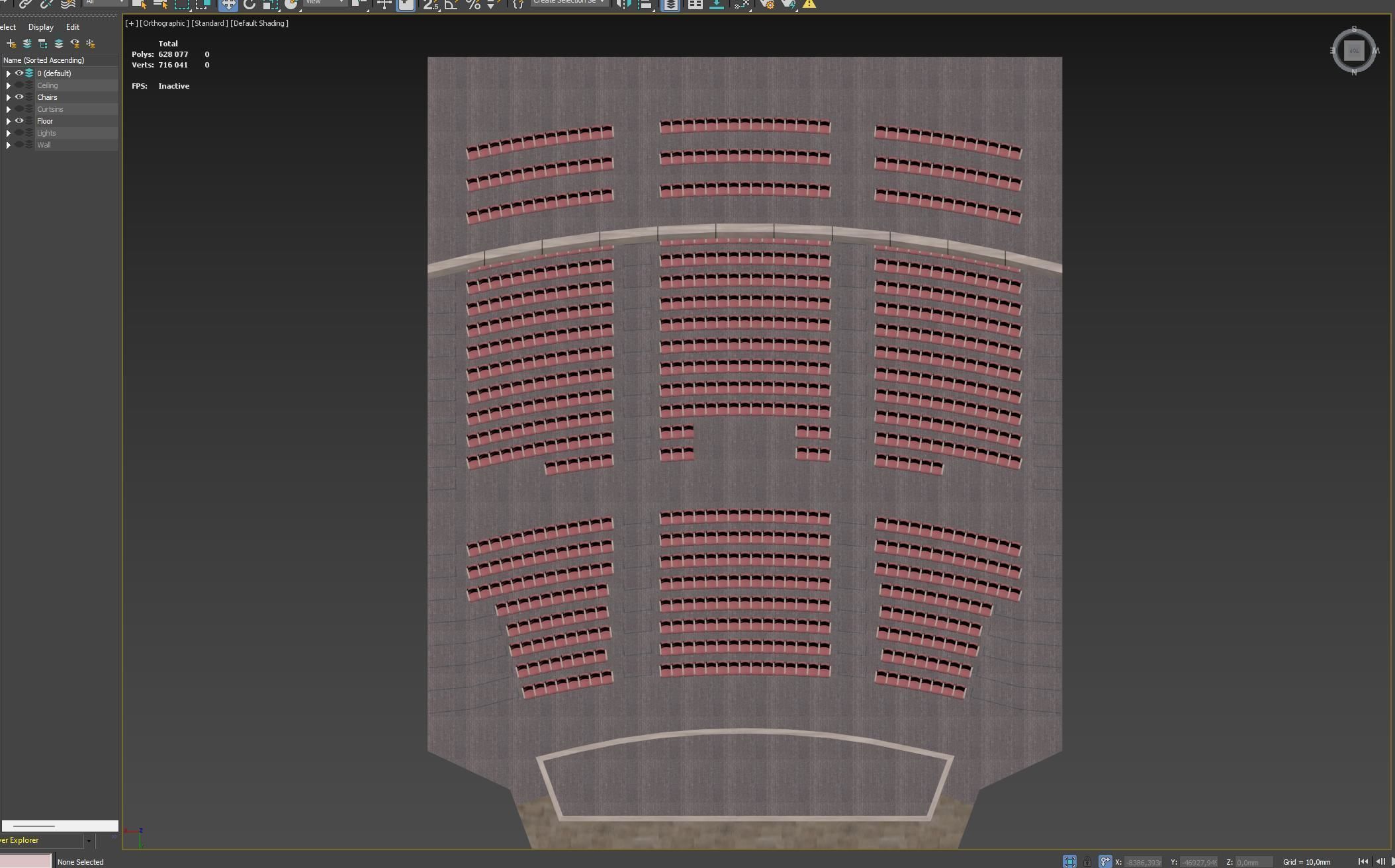 3D model Concert Hall Optimized VR / AR / low-poly | CGTrader