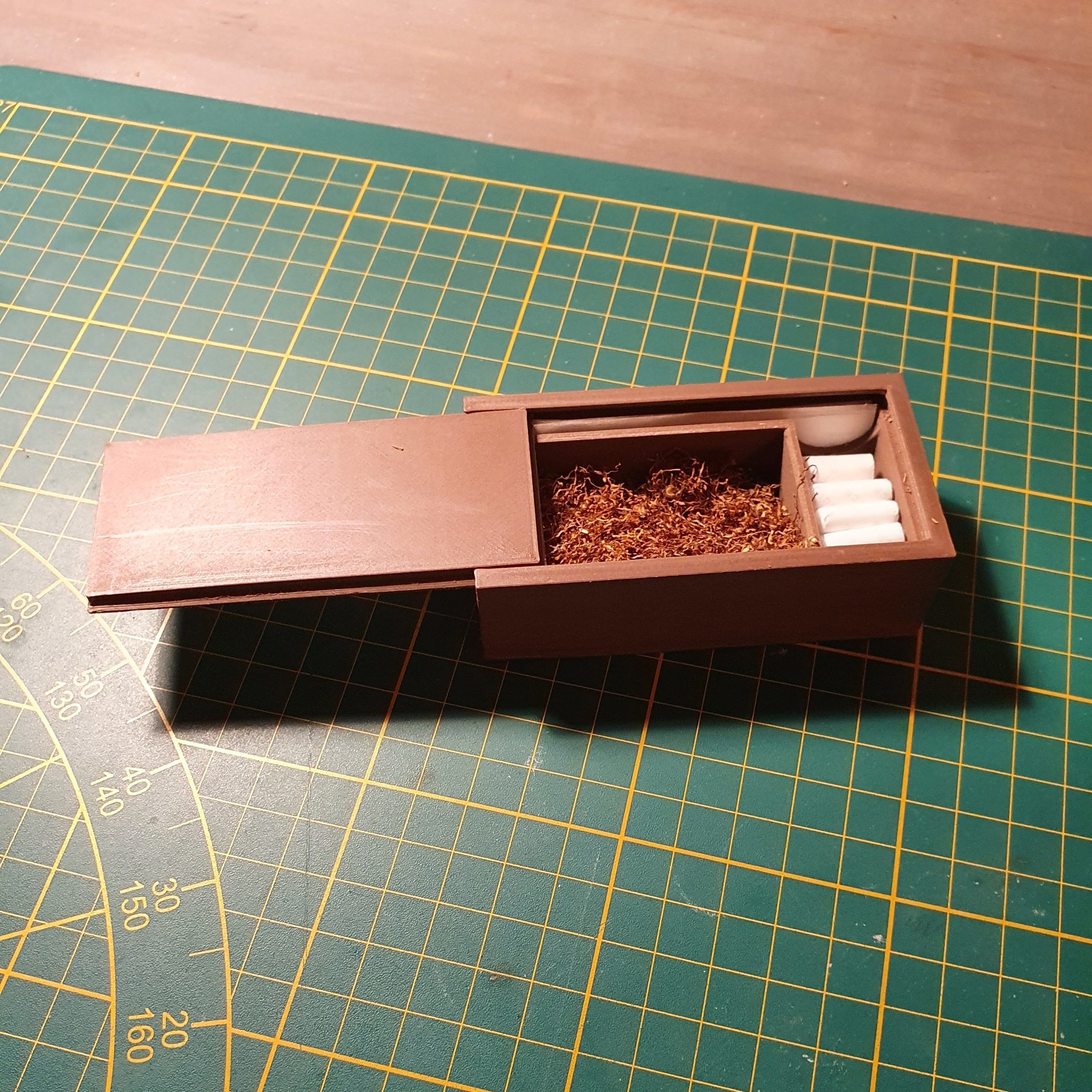 rolled cigarette box 3D model 3D printable | CGTrader