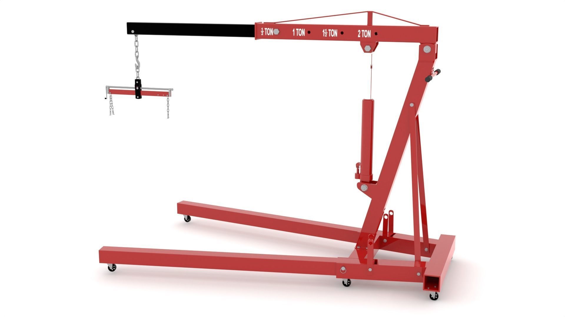 Engine Hoist v2 High Poly 3D model rigged | CGTrader