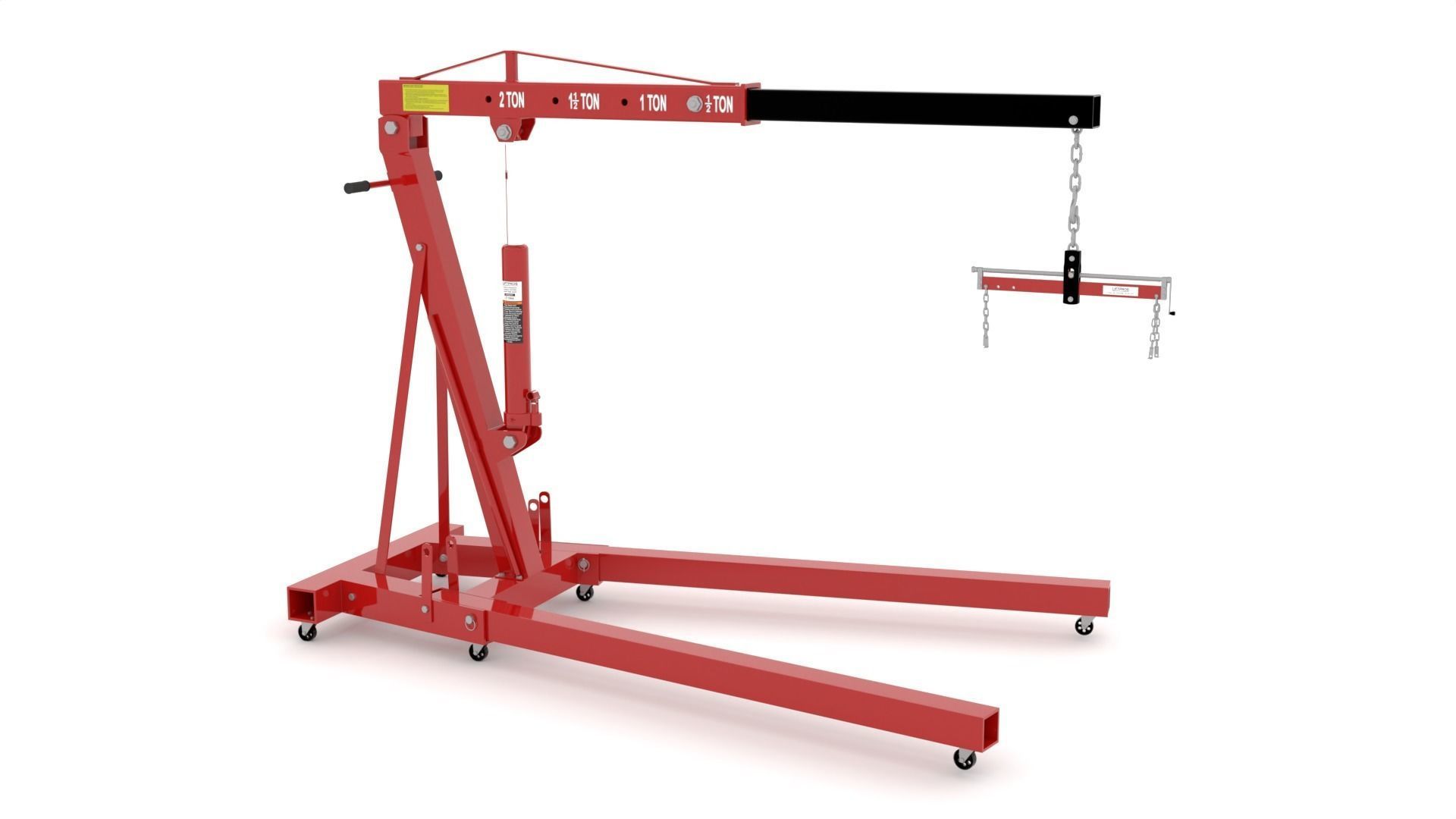 Engine Hoist v2 High Poly 3D model rigged | CGTrader