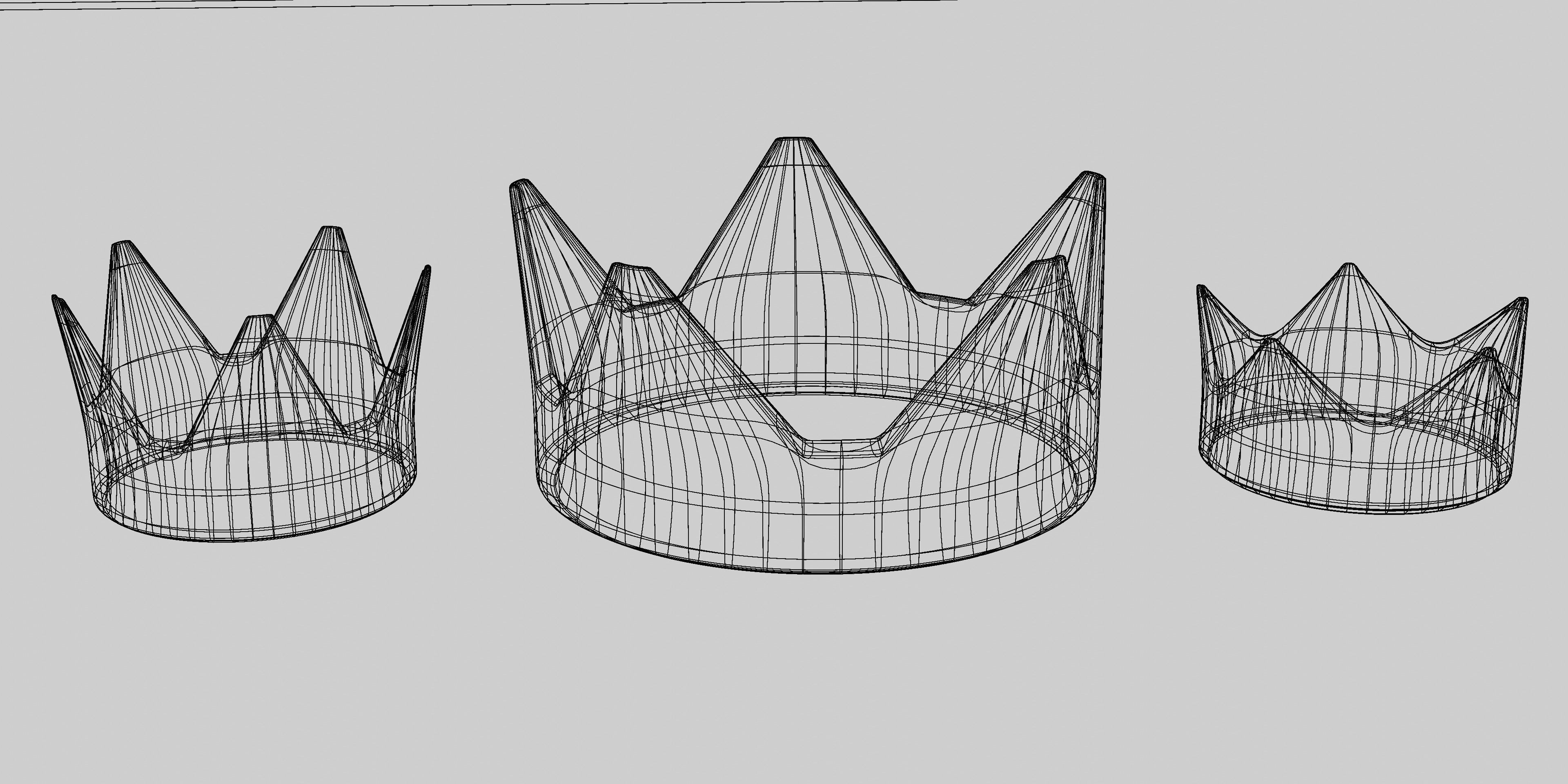 Crowns free 3D model | CGTrader
