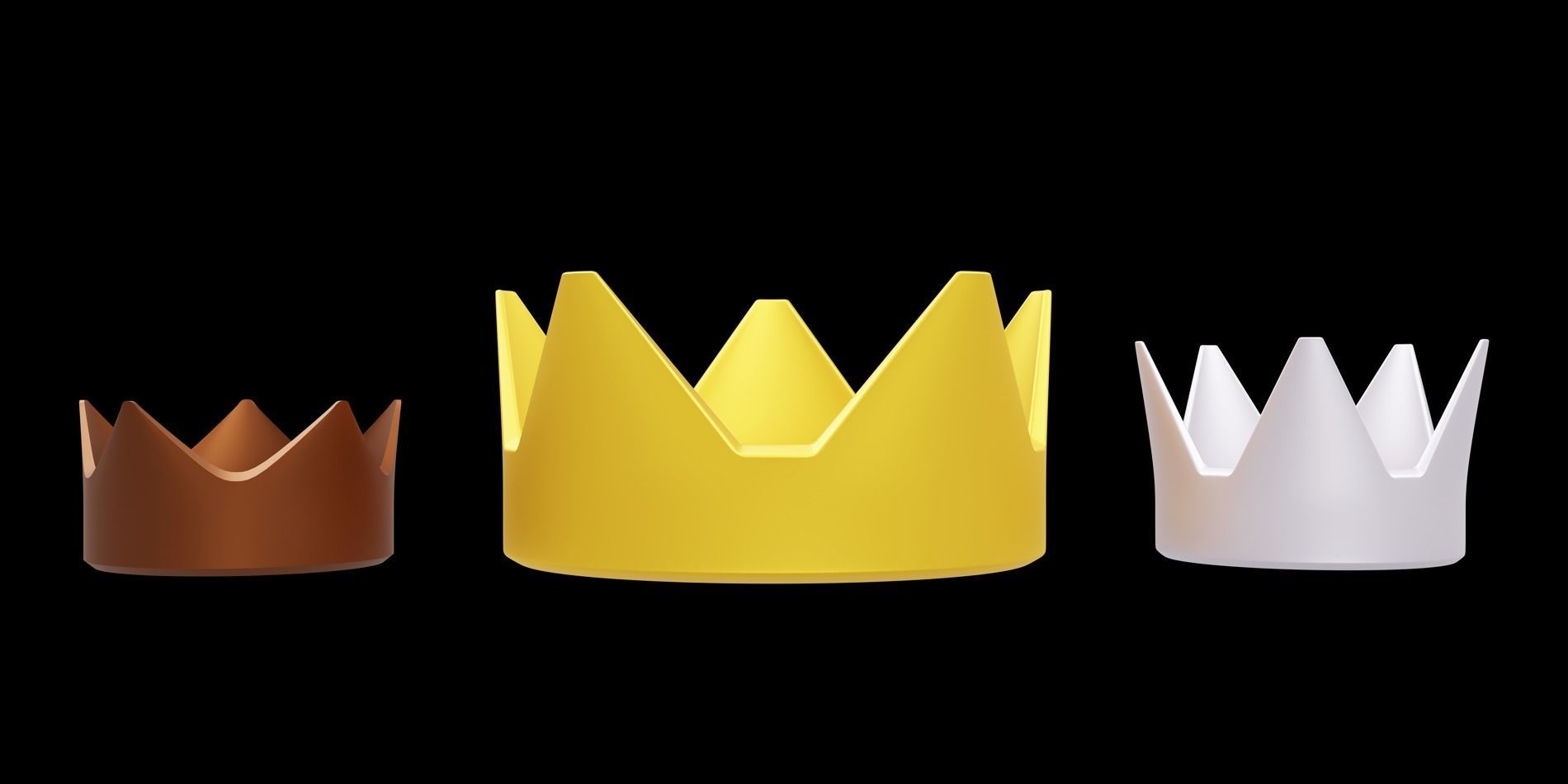 Crowns free 3D model | CGTrader