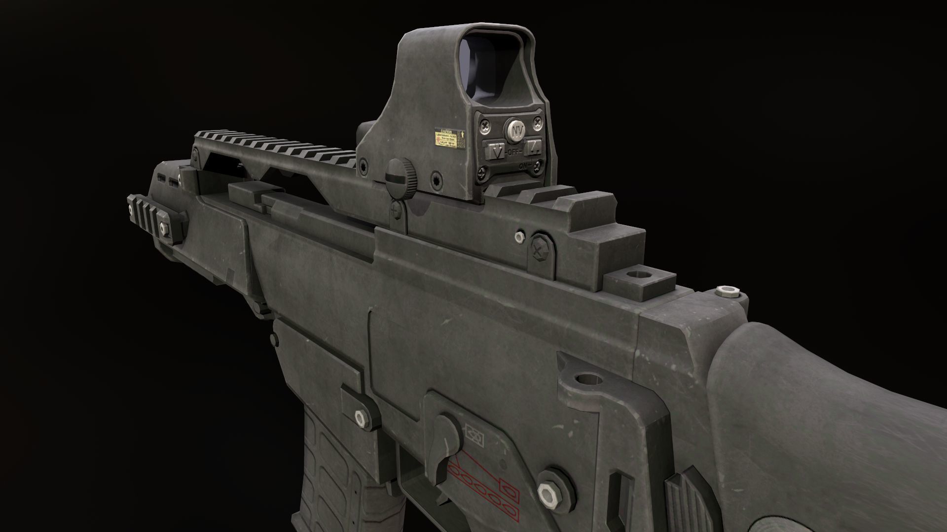 3D model Assault rifle G36C VR / AR / low-poly | CGTrader