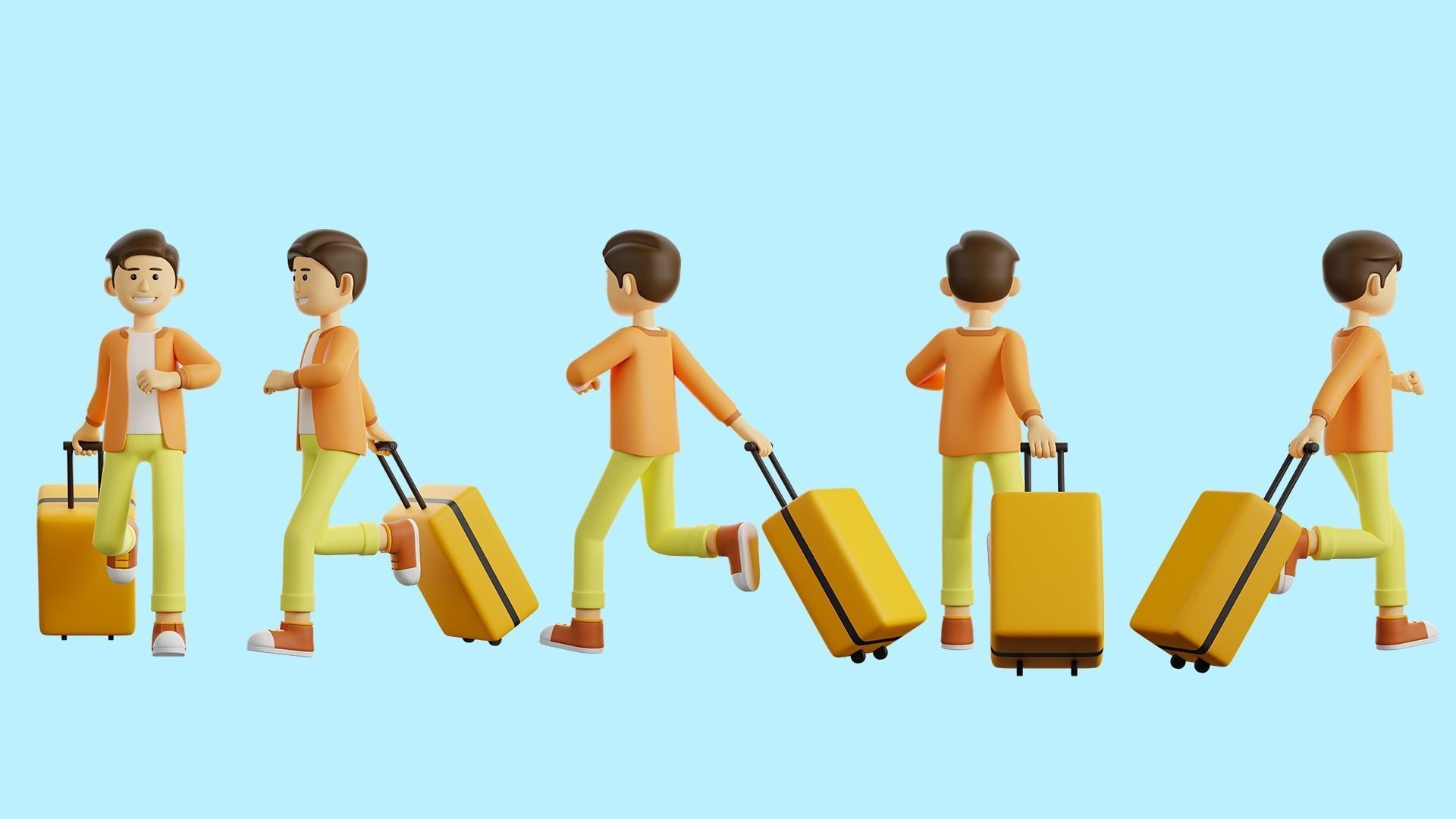 3D Rigged Characters Pack 3D model rigged | CGTrader