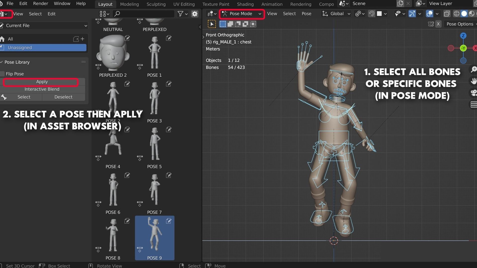 3D Rigged Characters Pack 3D model rigged | CGTrader
