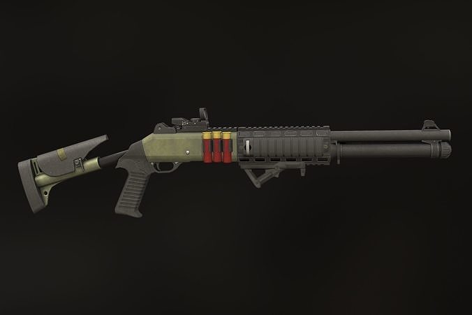 3D model Benelli M1014 VR / AR / low-poly | CGTrader