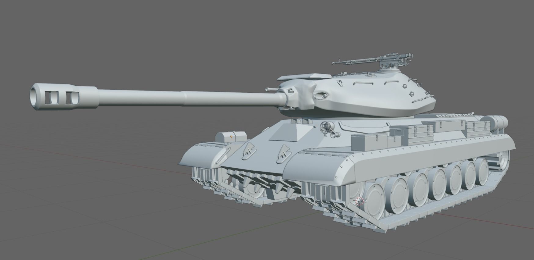Military Tank Model IS4 USSR 3D model | CGTrader