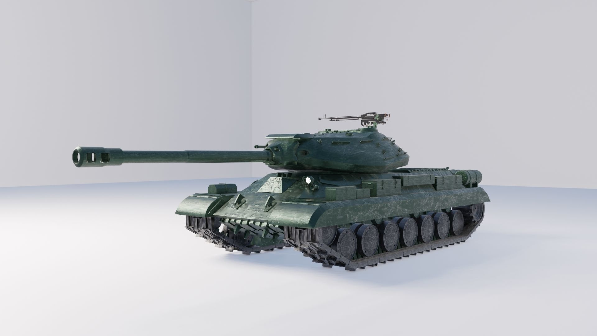 Military Tank Model IS4 USSR 3D model | CGTrader