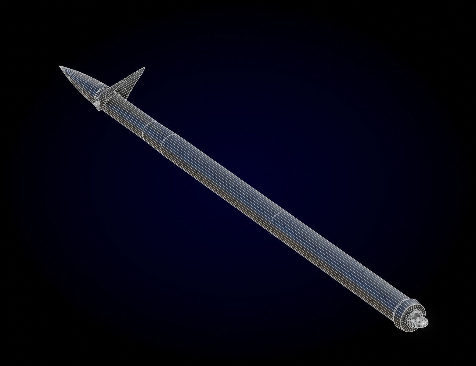 3D model Steel Harpoon VR / AR / low-poly | CGTrader