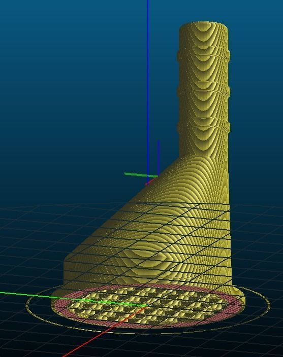 Garden water container tube reduction inch and half-inch free 3D model ...