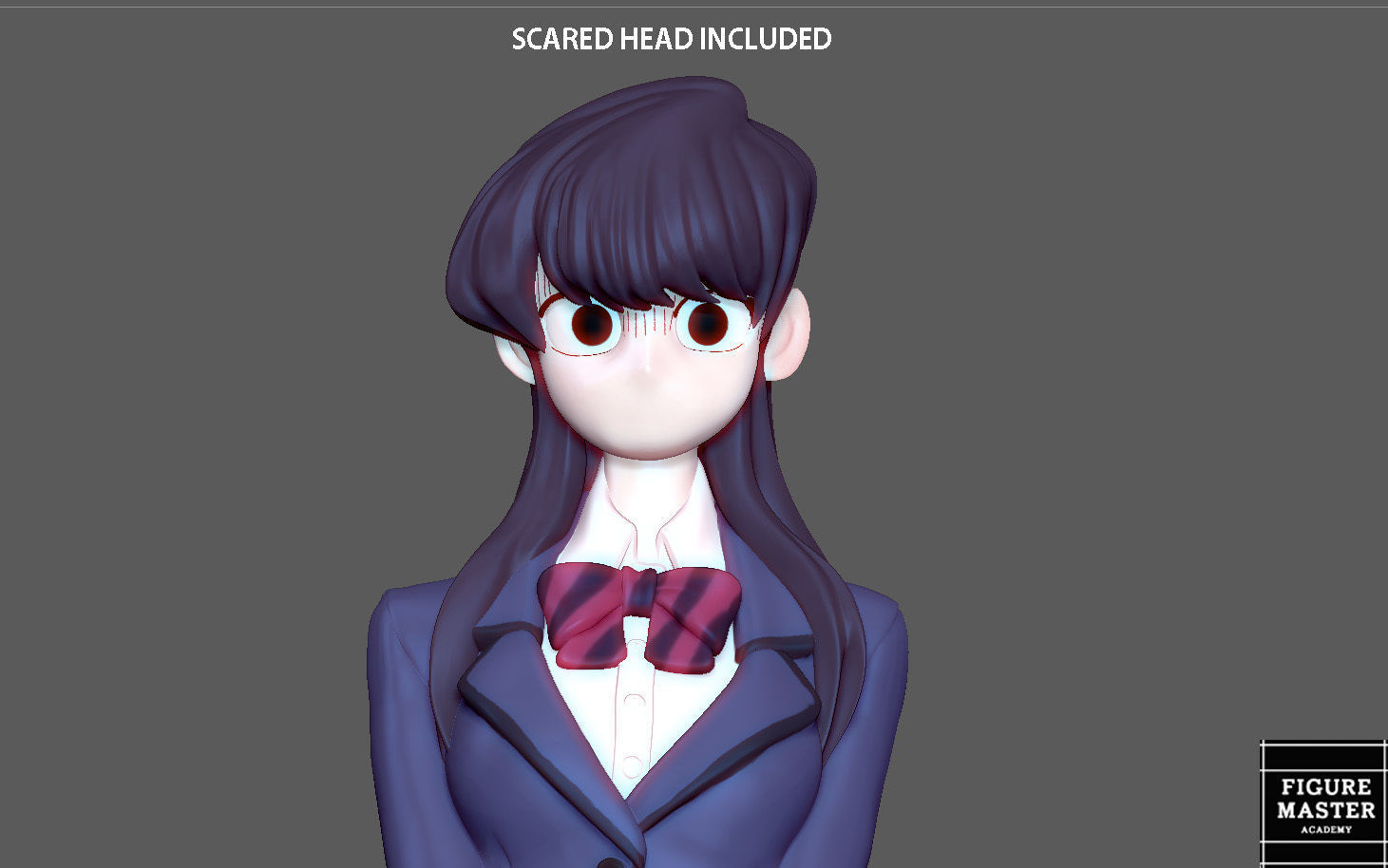 KOMI SAN KOMI CANT COMMUNICATE ANIME GIRL 3D model 3D printable | CGTrader
