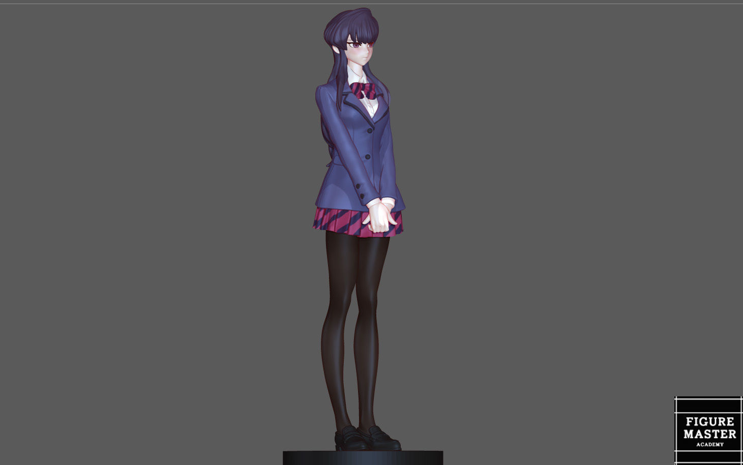 KOMI SAN KOMI CANT COMMUNICATE ANIME GIRL 3D model 3D printable | CGTrader