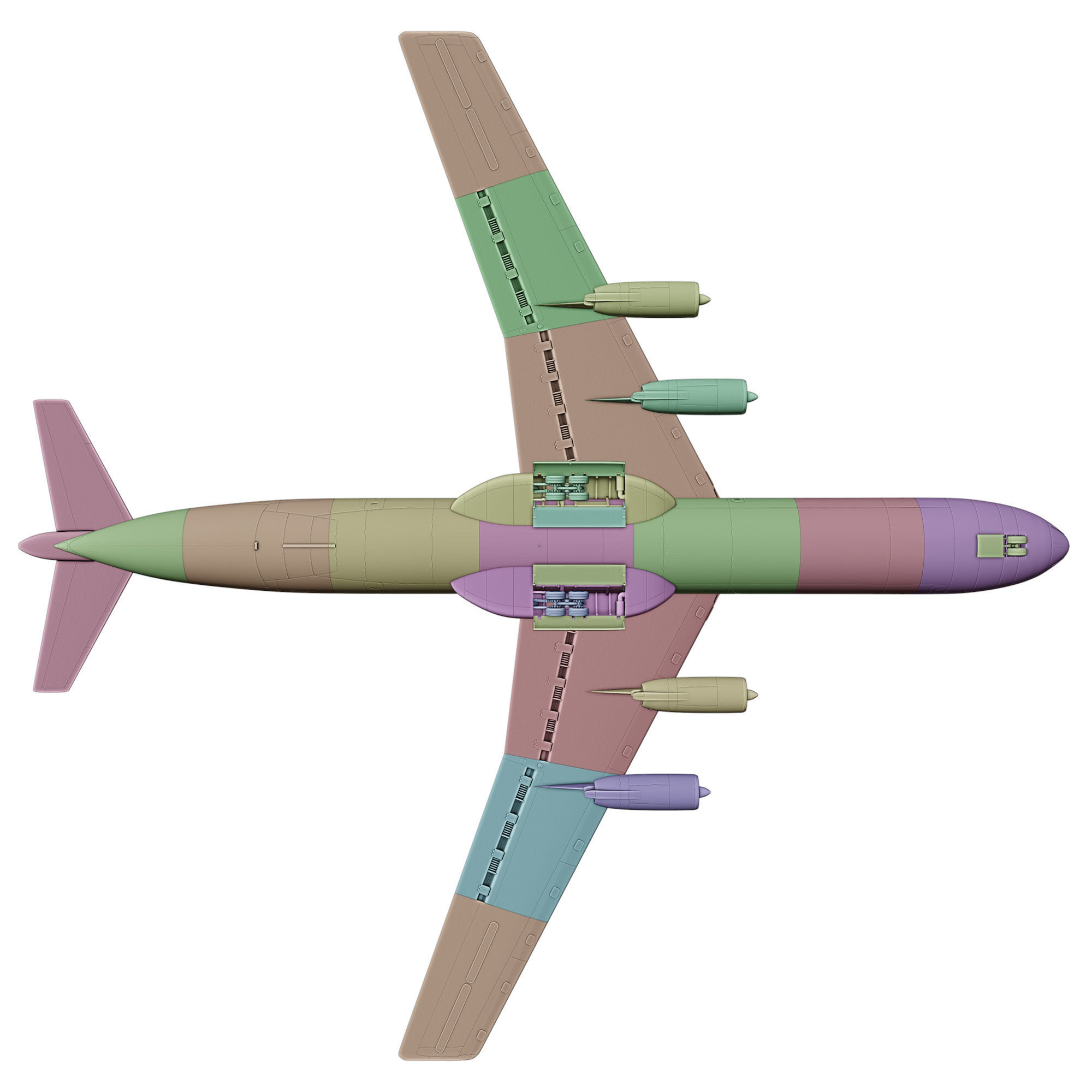 Lockheed C 141 B Starlifter 3D model 3D printable | CGTrader
