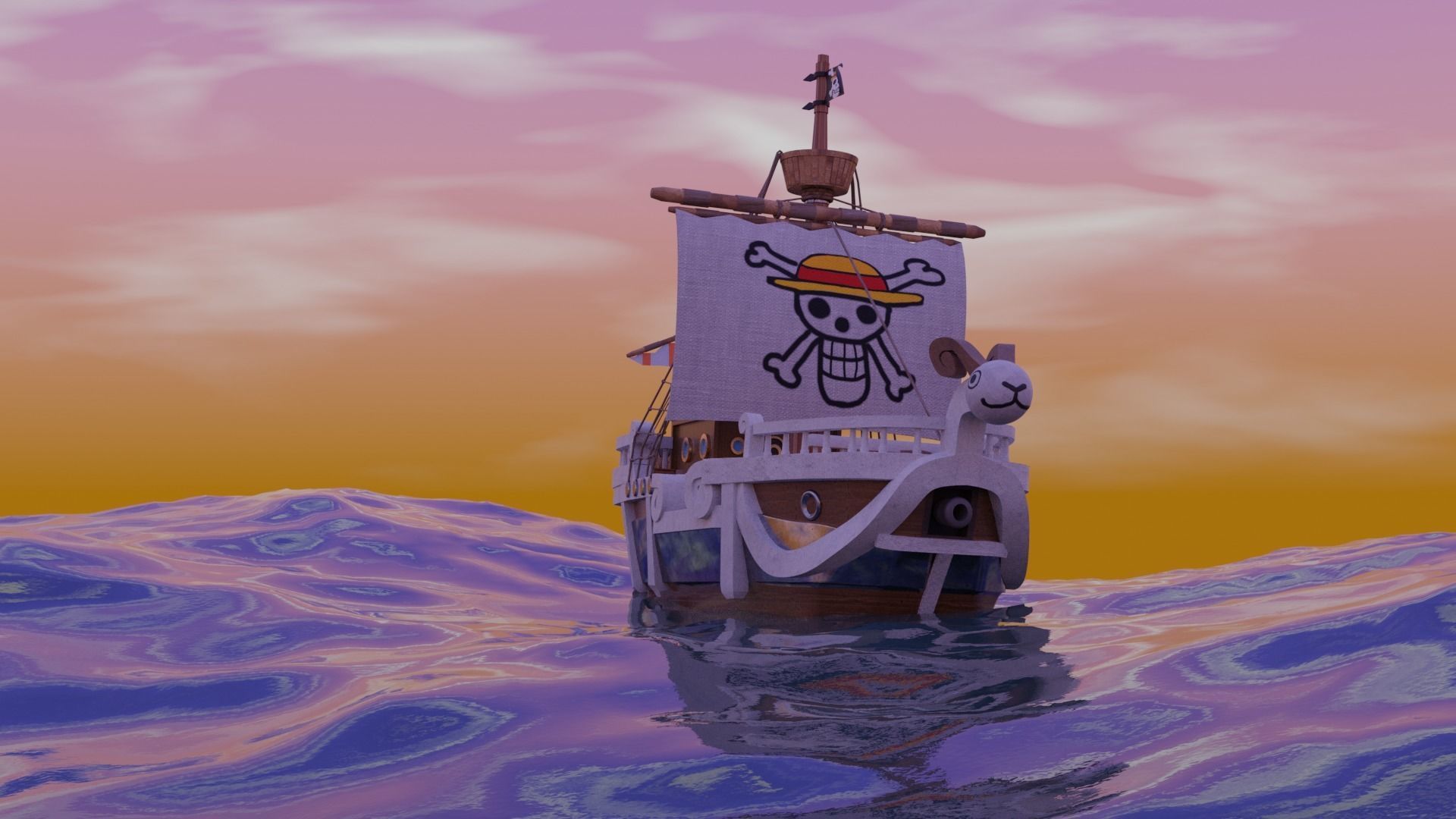Ship Going Merry 3D model | CGTrader
