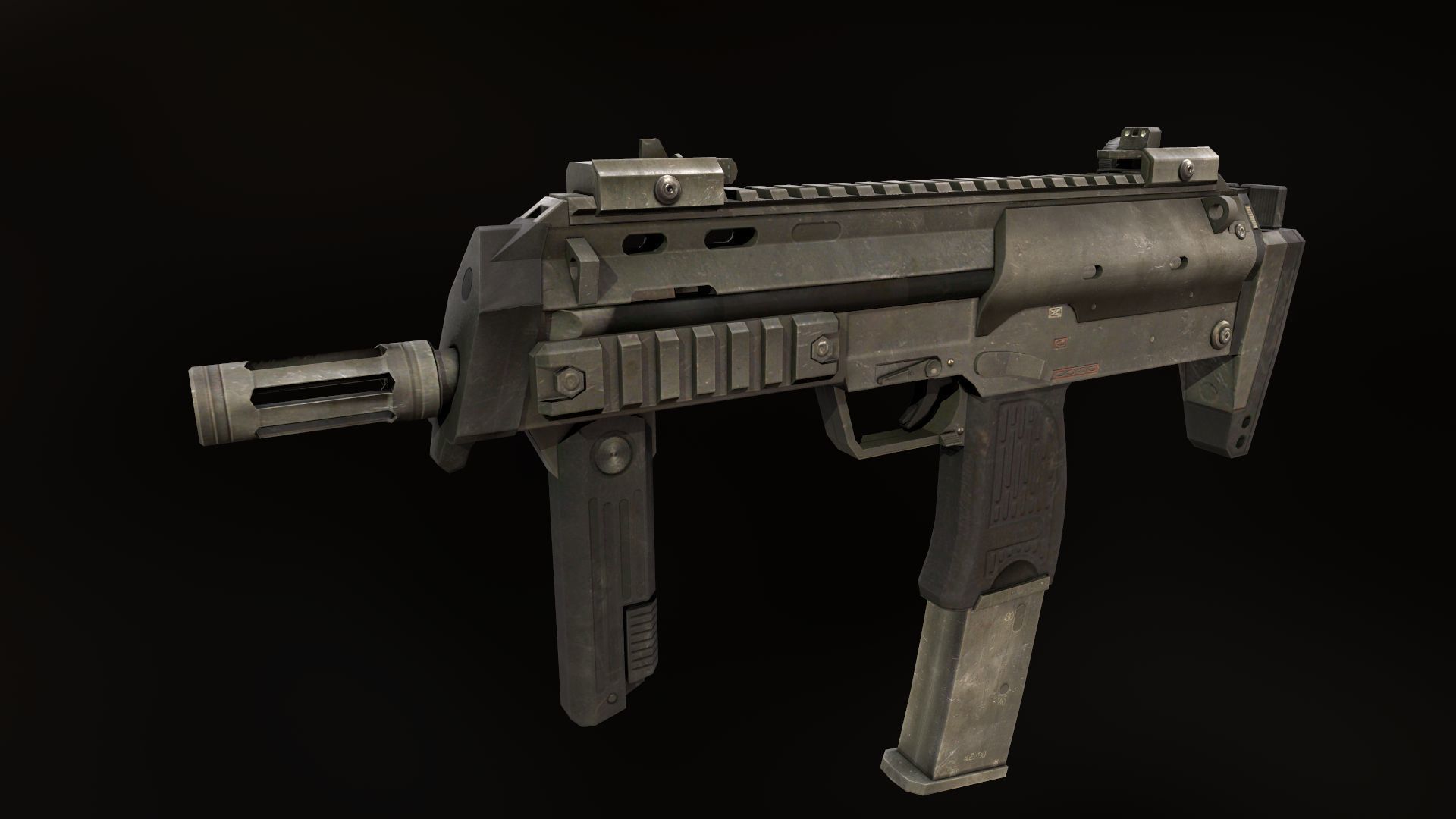 3D model MP7A1 gun VR / AR / low-poly | CGTrader