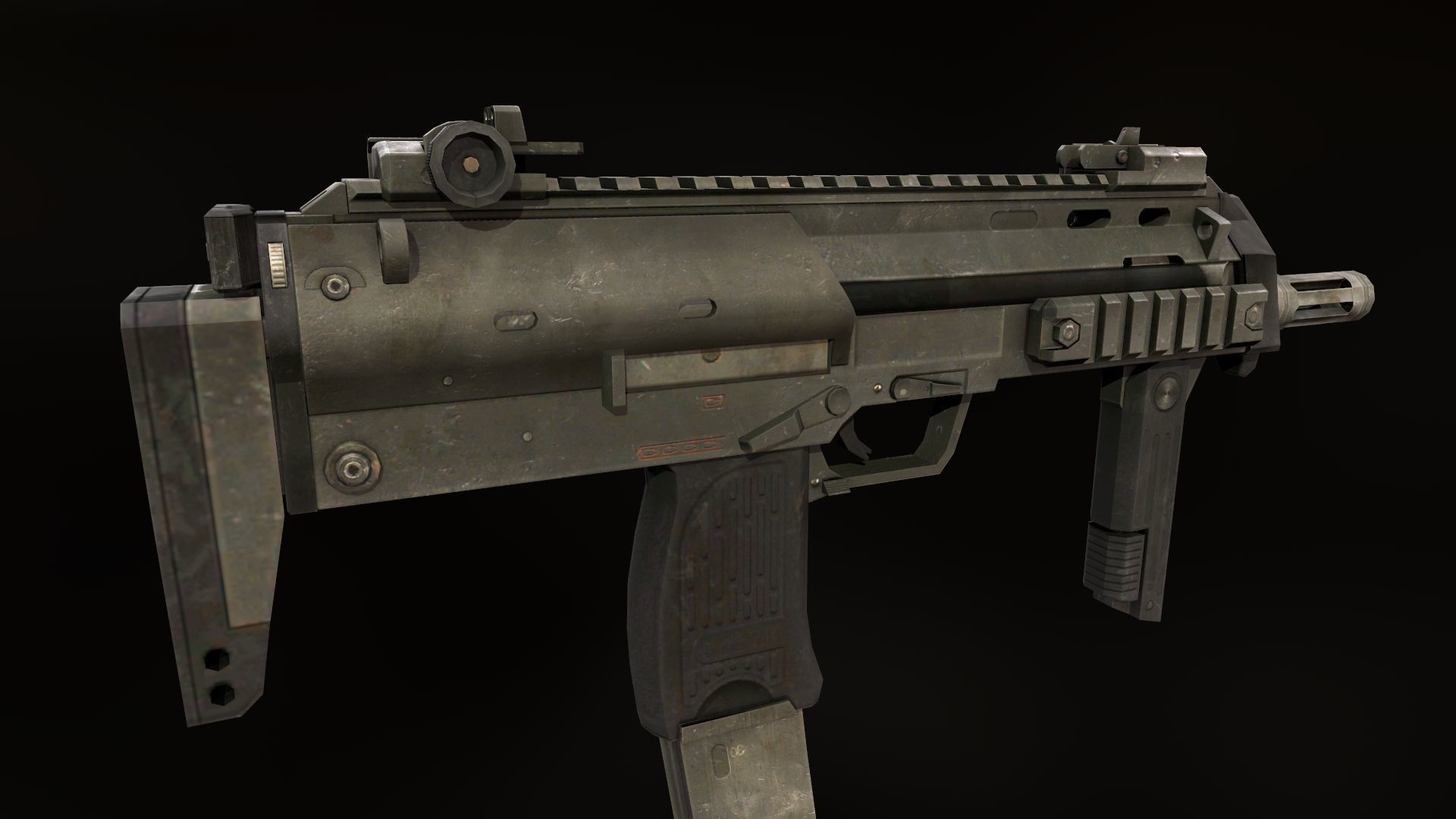 3D model MP7A1 gun VR / AR / low-poly | CGTrader