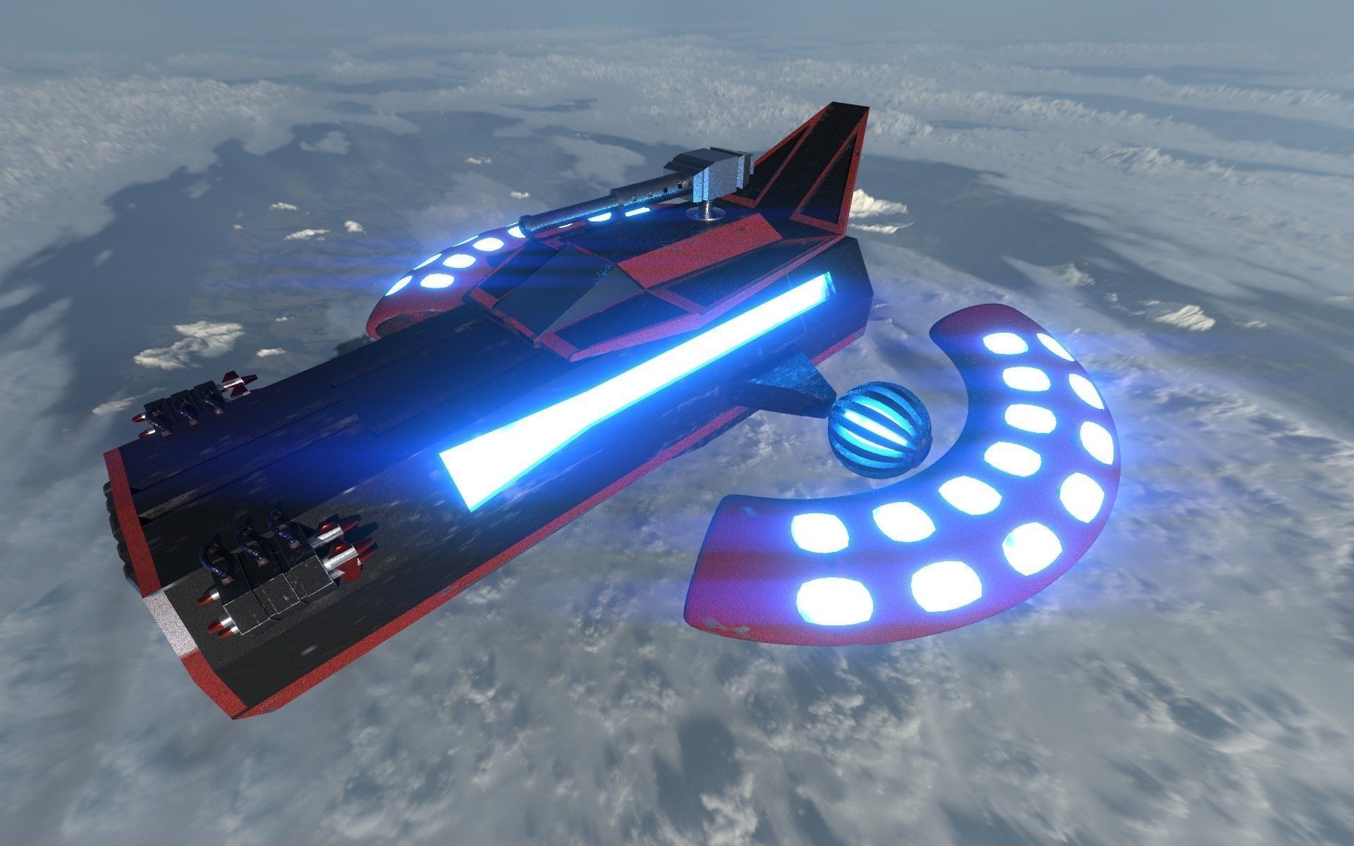 Magnetic Ship 3D model | CGTrader