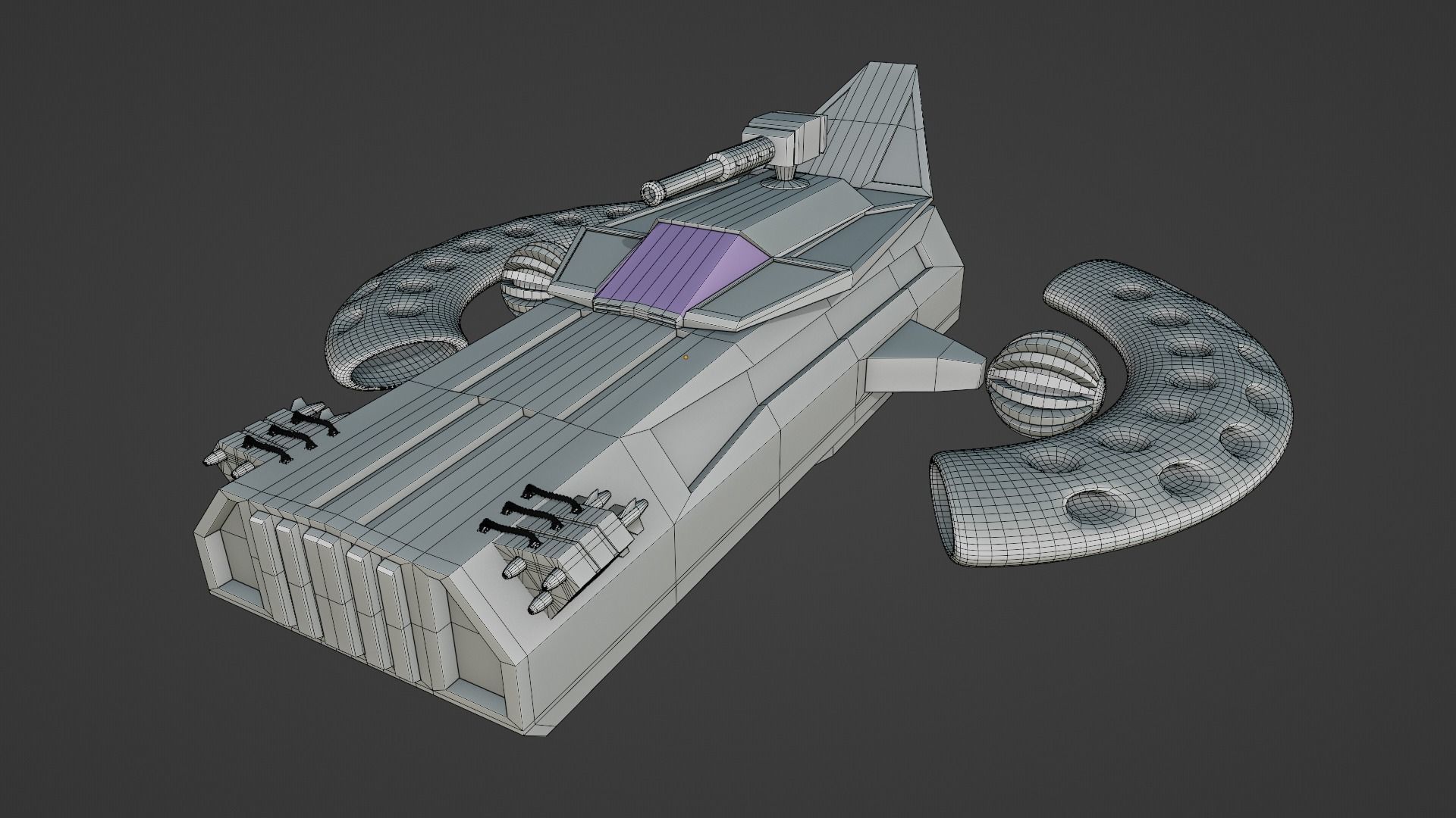 Magnetic Ship 3D model | CGTrader