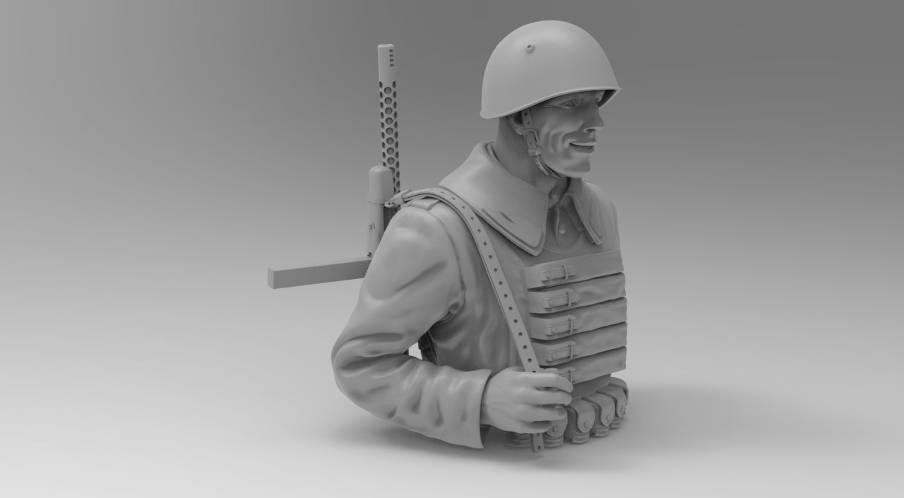 Italian soldier WW2 3D model 3D printable | CGTrader