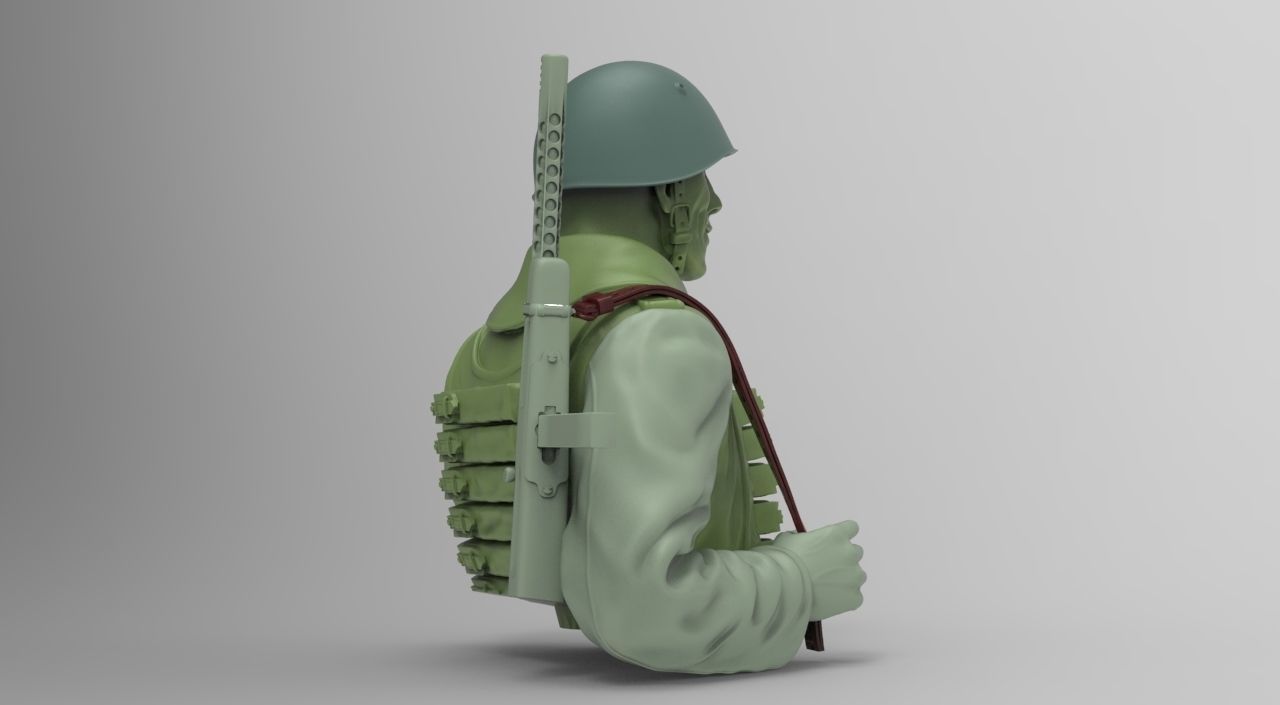 Italian soldier WW2 3D model 3D printable | CGTrader
