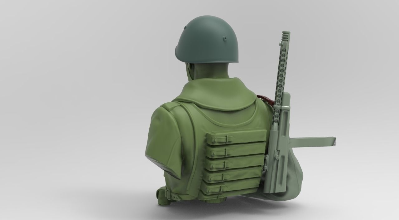 Italian soldier WW2 3D model 3D printable | CGTrader