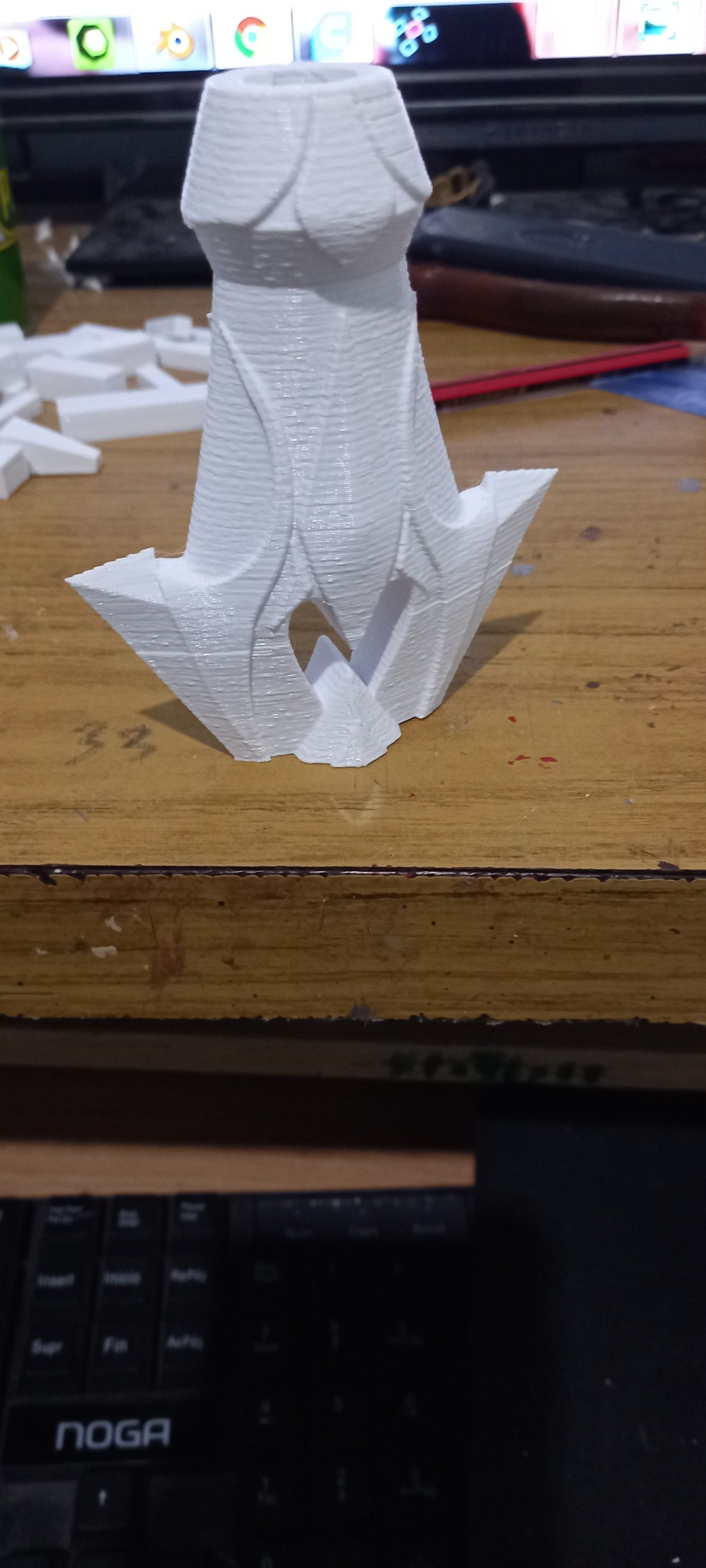 genshin impact polearm Calamity Queller shenhe 3D model 3D printable ...