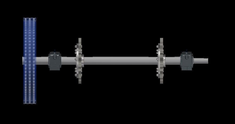 Head shaft assembly - Apron Conveyor 3D model 3D printable | CGTrader