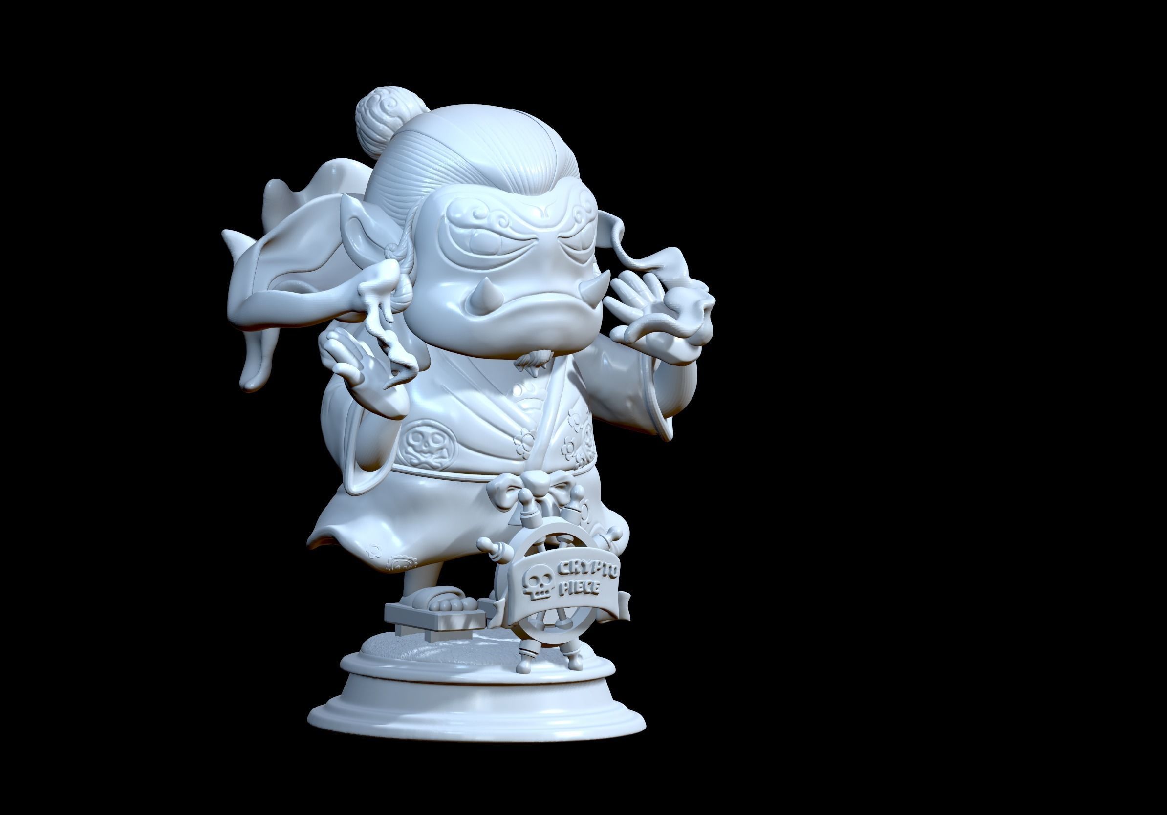 Model samurai obj 3D model 3D printable | CGTrader