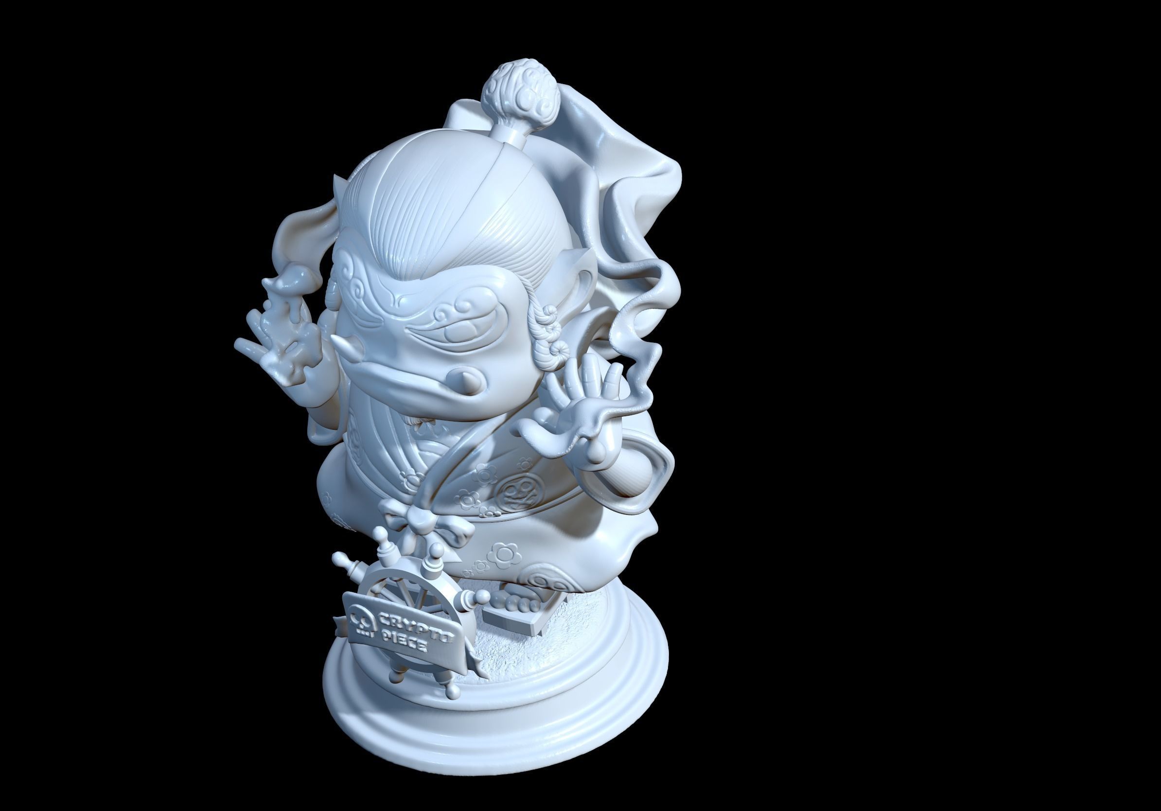 Model samurai obj 3D model 3D printable | CGTrader