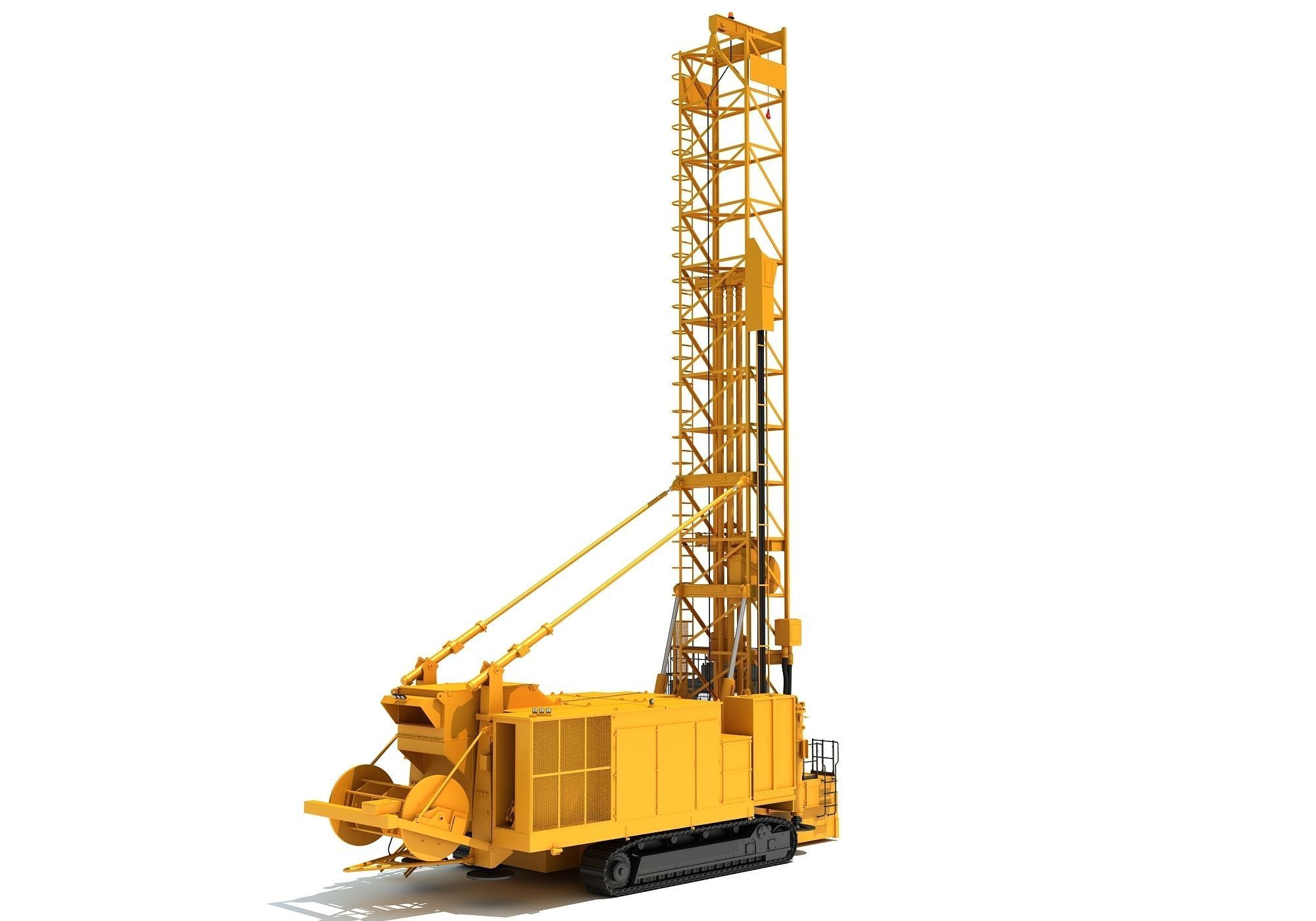 Rotary Drilling Rig 3D model | CGTrader