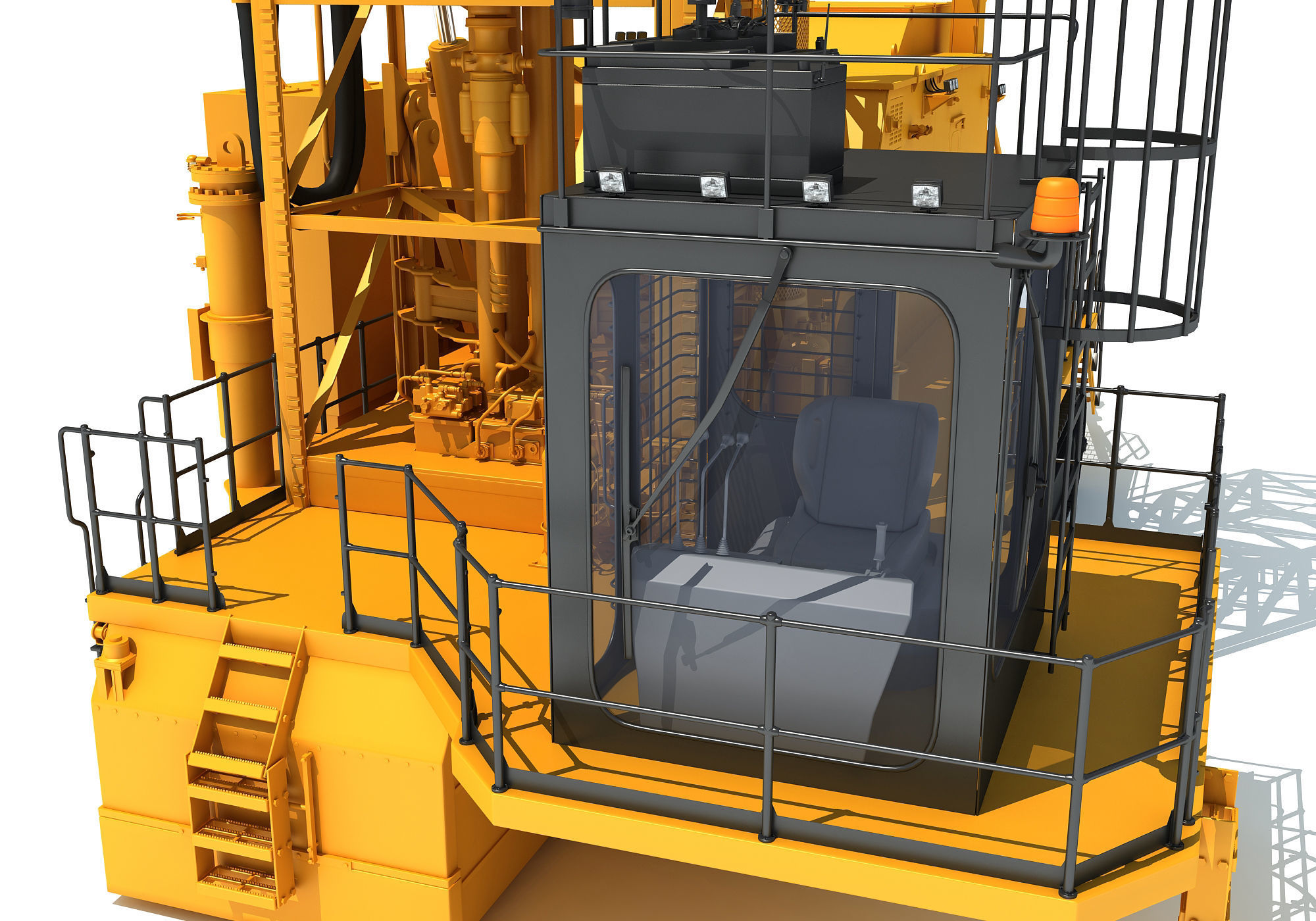 Rotary Drilling Rig 3D model | CGTrader