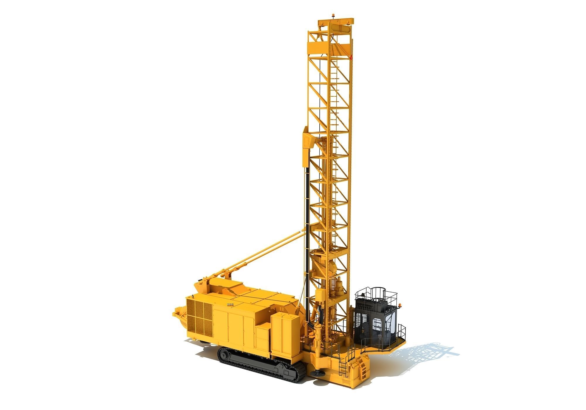 Rotary Drilling Rig 3D model | CGTrader