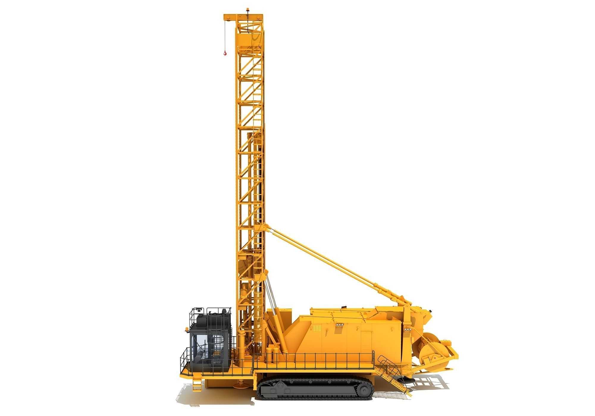 Rotary Drilling Rig 3D model | CGTrader