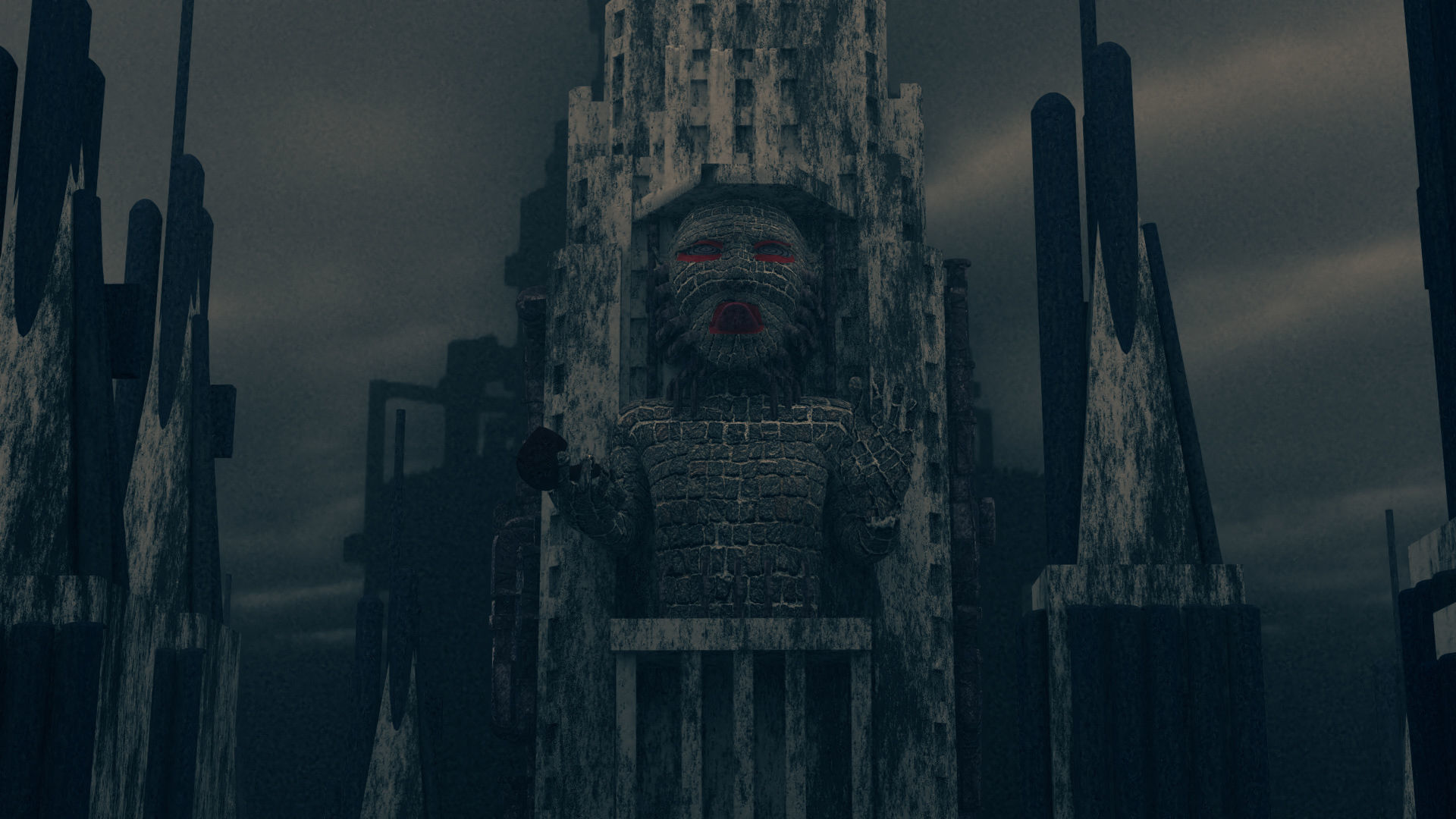 hidden rain village 3D model | CGTrader