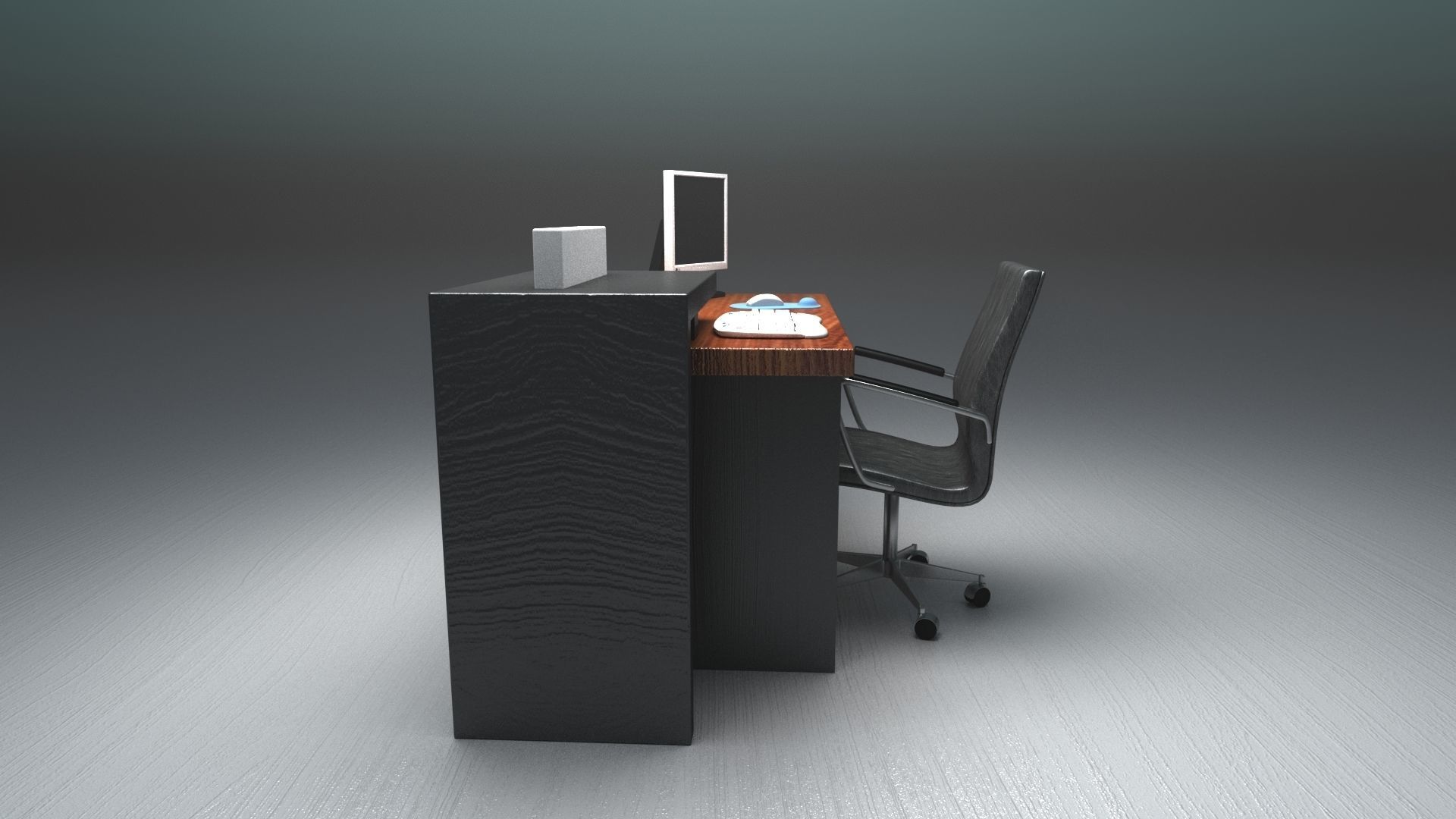 FREE Modern reception desk 3d model free 3D model | CGTrader