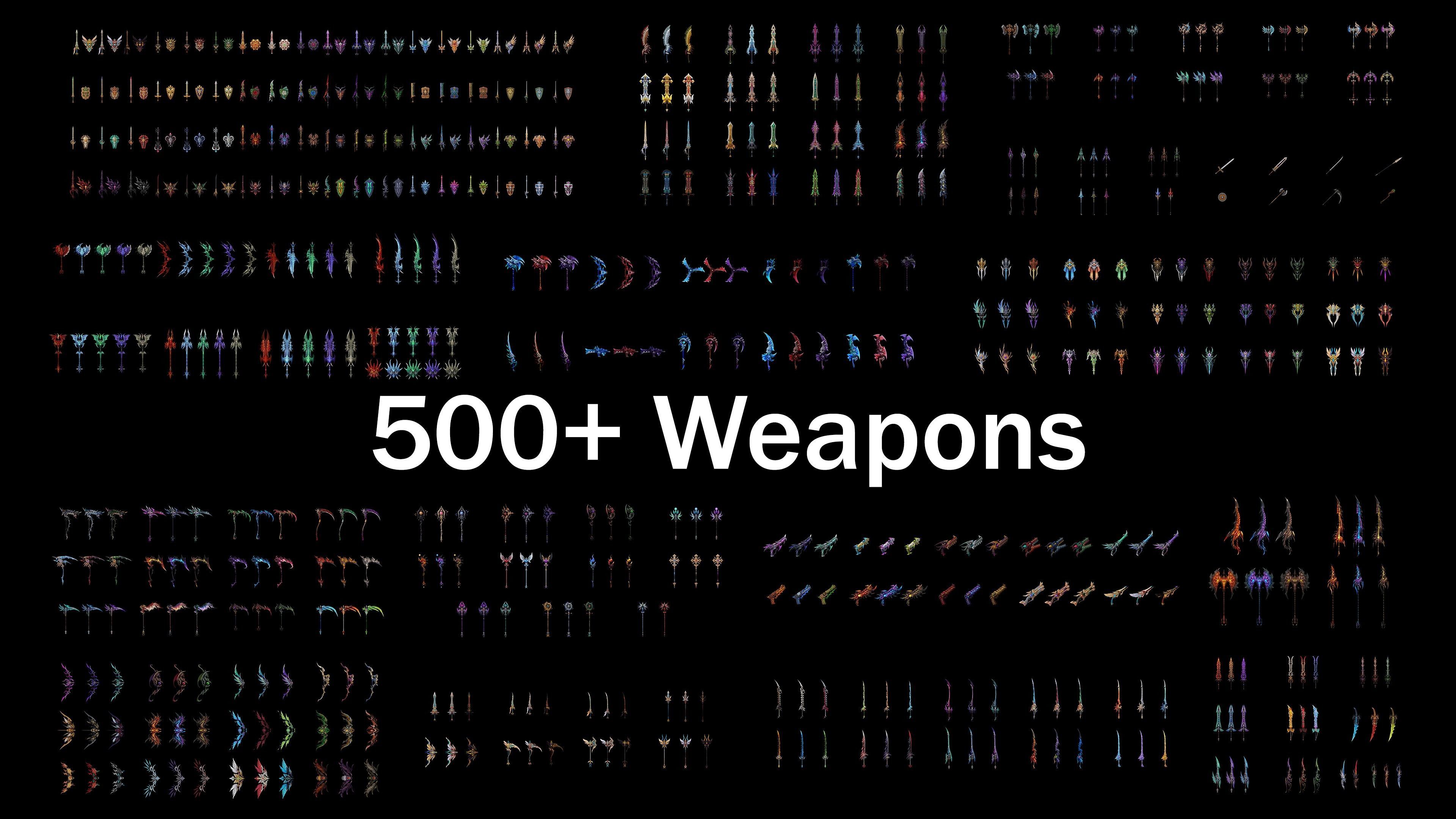 Ultimate Weapon Collection - 500 Weapons | CGTrader