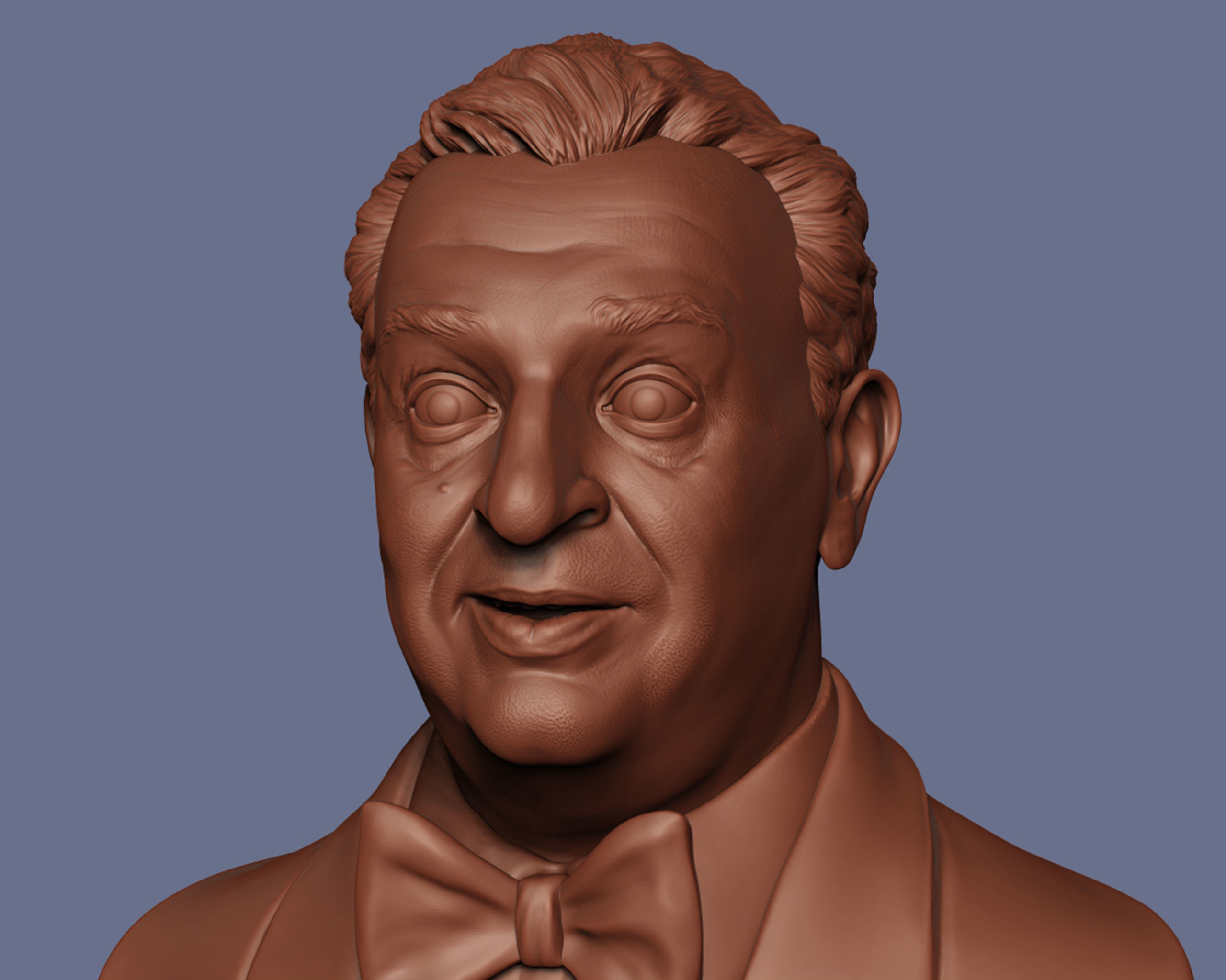 Rodney Dangerfield 3D portrait sculpture 3D model 3D printable | CGTrader