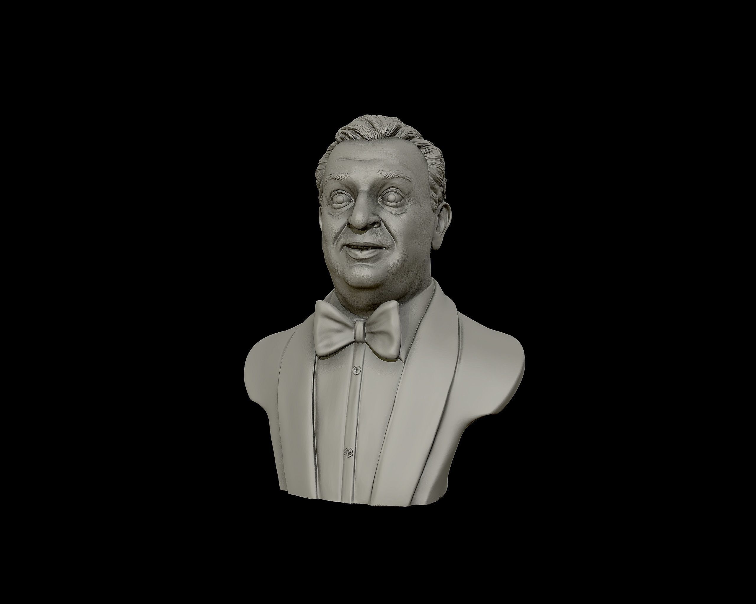 Rodney Dangerfield 3D portrait sculpture 3D model 3D printable | CGTrader